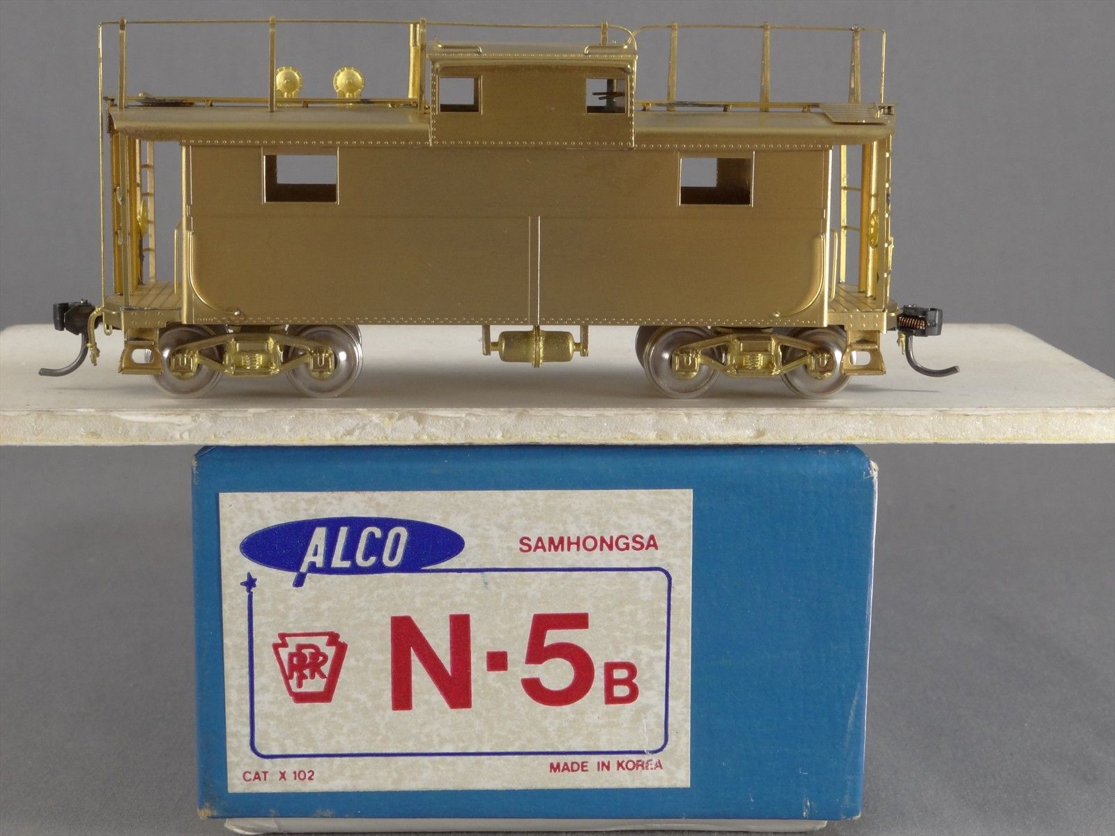 HO Brass ALCO X-102 Samhongsa PRR Pennsylvania N-5b Caboose