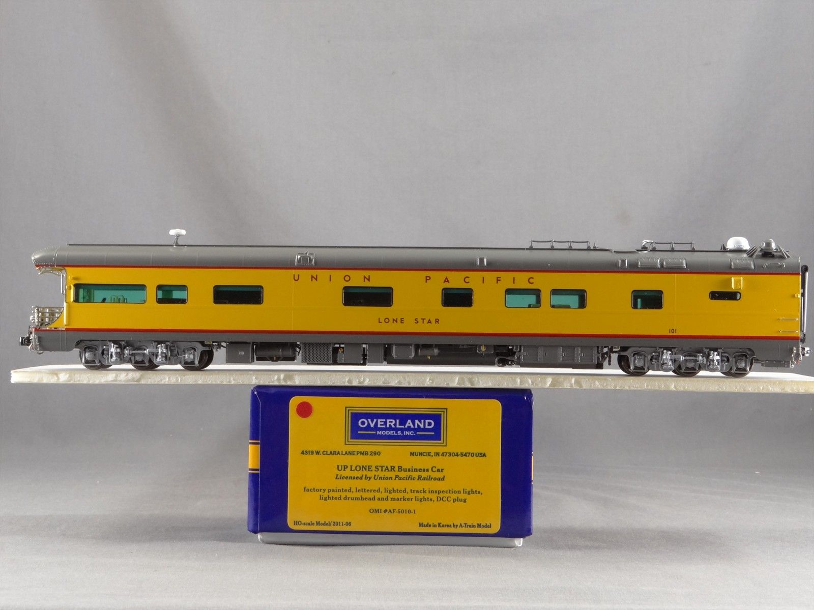 HO OMI 5010-1 UP Union Pacific Business Car - Lone Star #101 - Lights ...