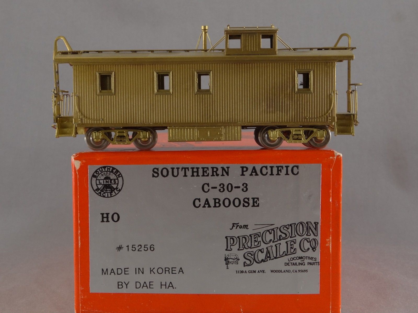 HO Brass PSC 15256 SP Southern Pacific C-30-3 Caboose