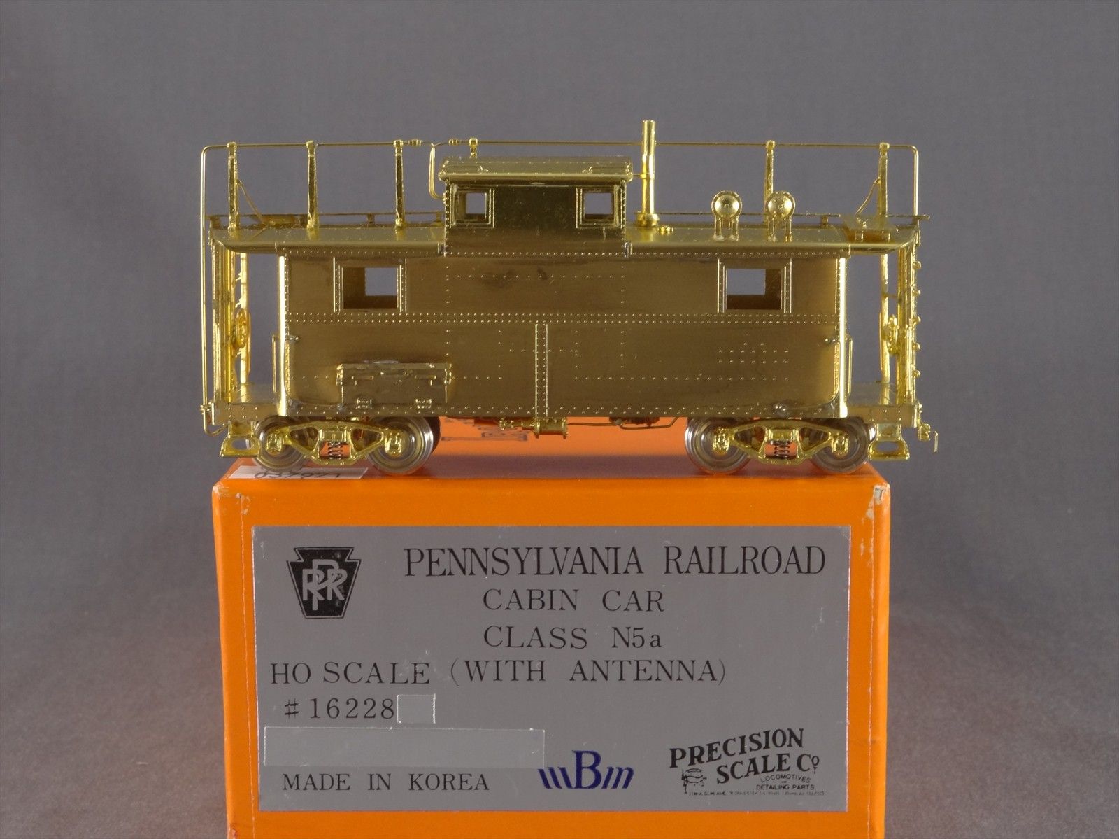 HO PSC PRR N5a Caboose with Antenna