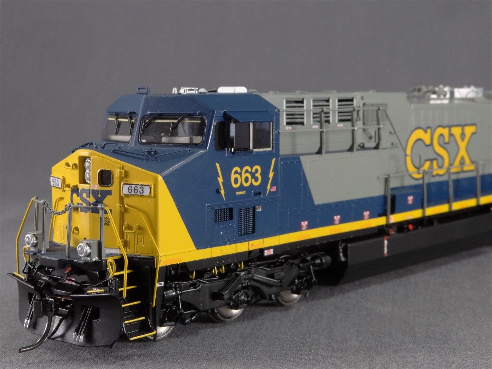 HO Brass OMI CSX C60AC, Road #663 OMI AA-6004-1 - Brand New