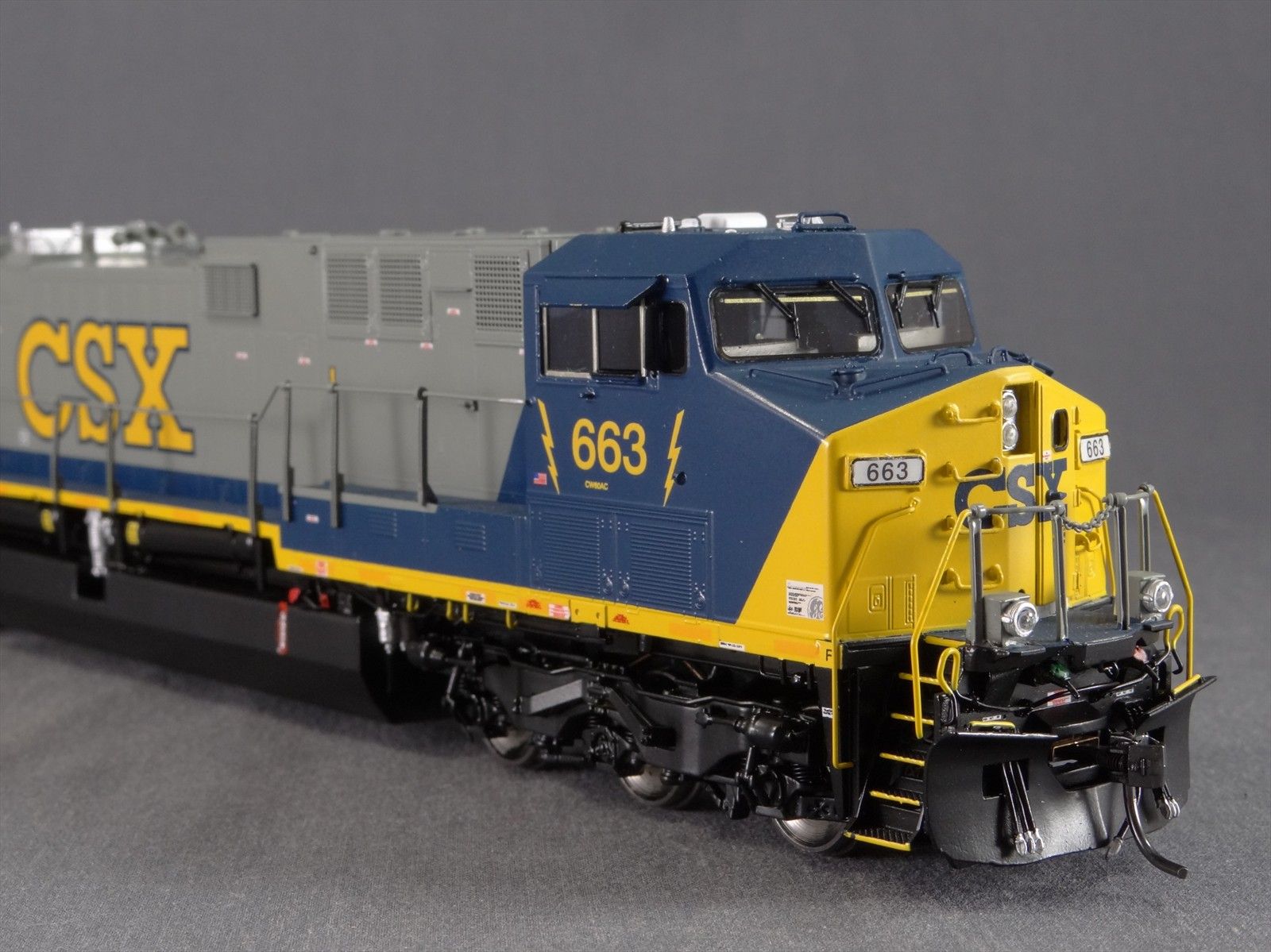 HO Brass OMI CSX C60AC, Road #663 OMI AA-6004-1 - Brand New