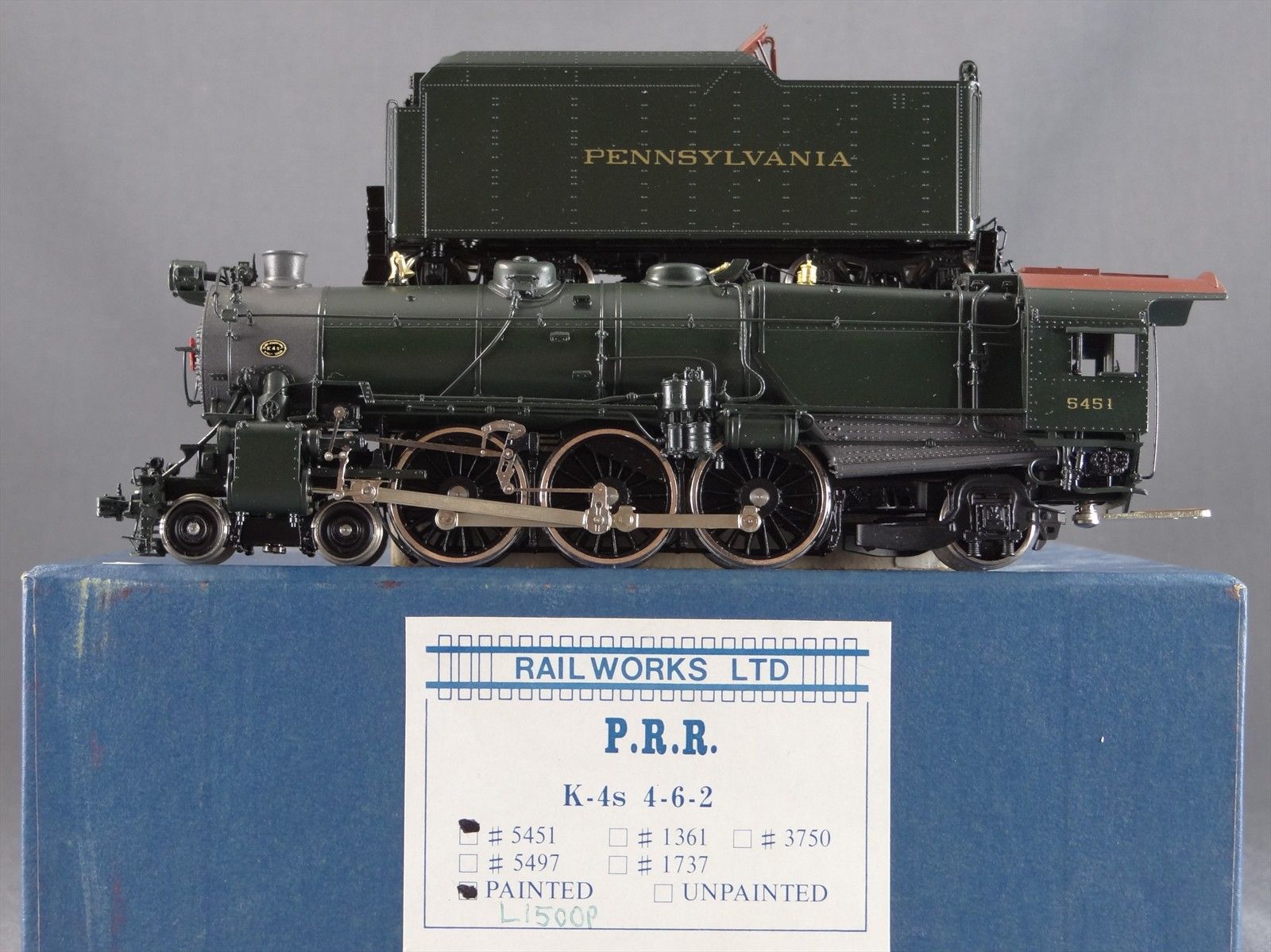 HO Brass Railworks LTD PRR Pennsylvania 4-6-2 K-4s #5451