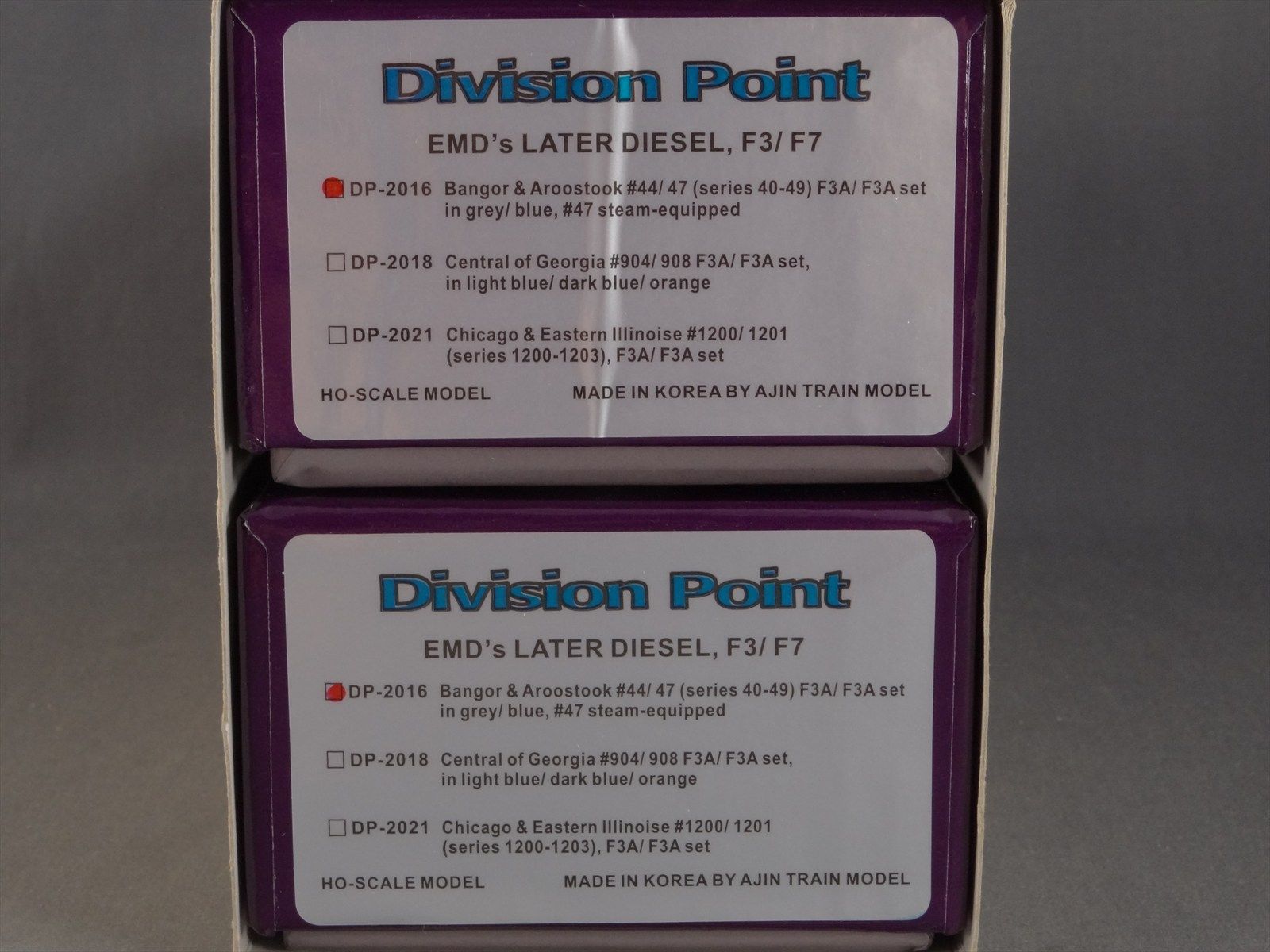 HO DP-2016 Division Point BAR EMD F3A F3 A-A Diesel Set #44/47