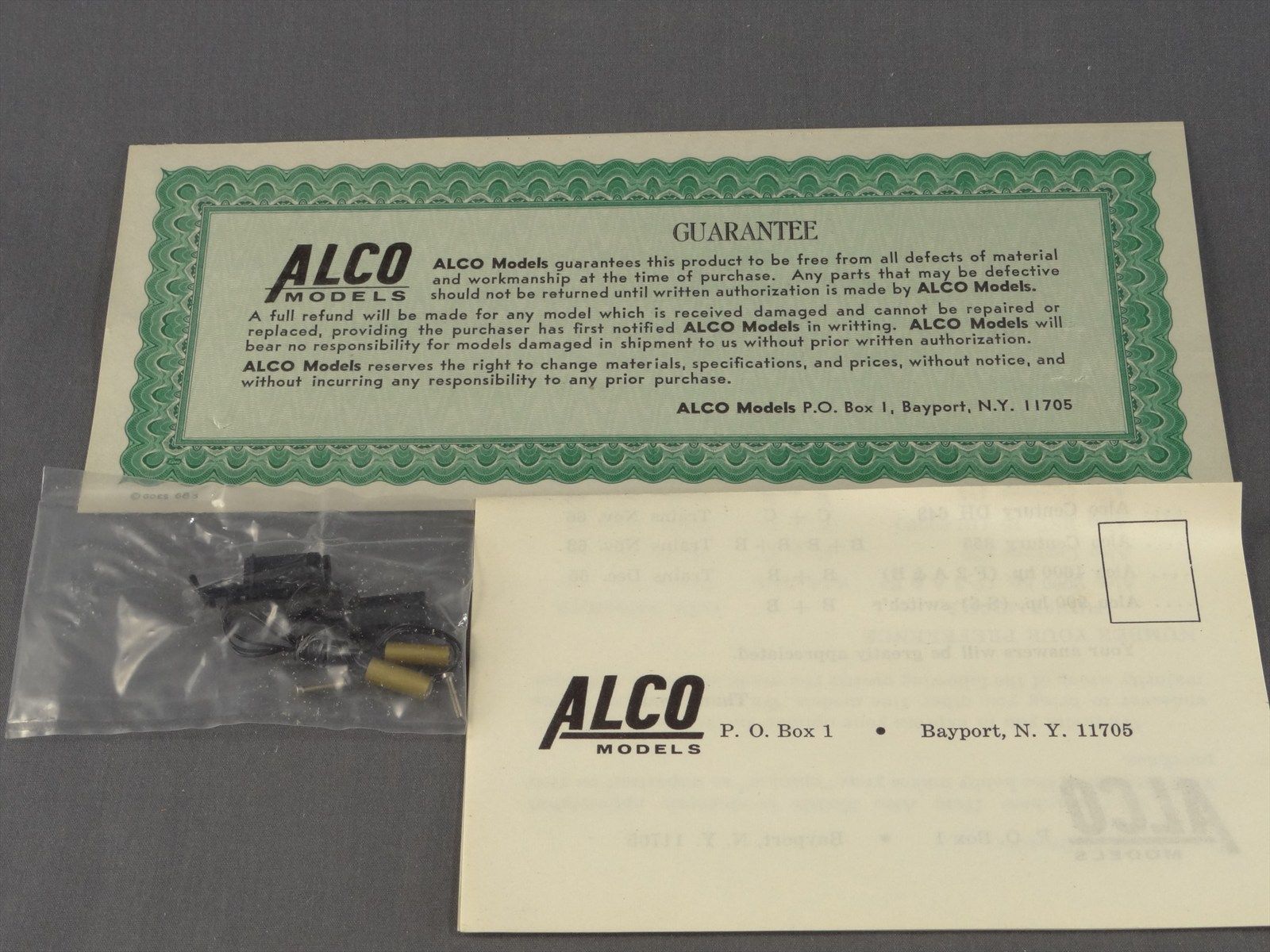 HO Brass Alco Models D-101 DL-640 RS-27 Diesel Engine