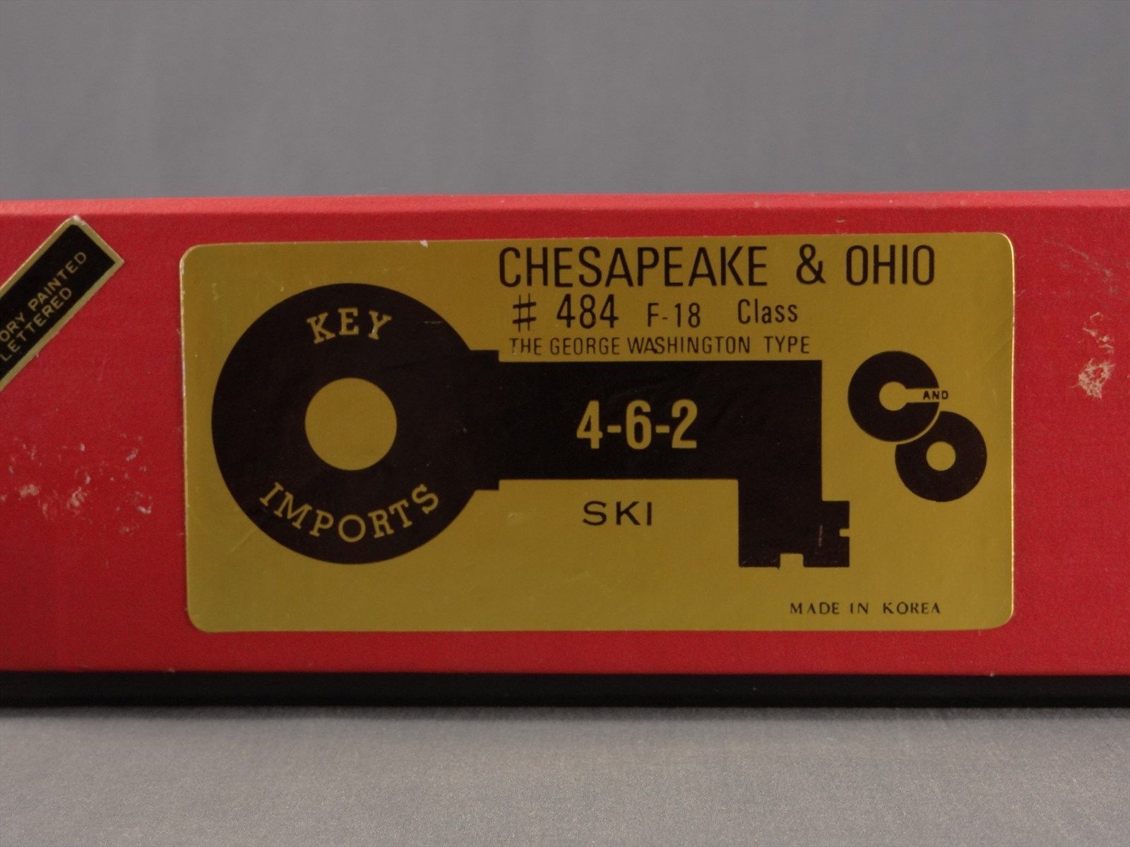 HO KEY C&O F-18 4-6-2 #484 George Washington