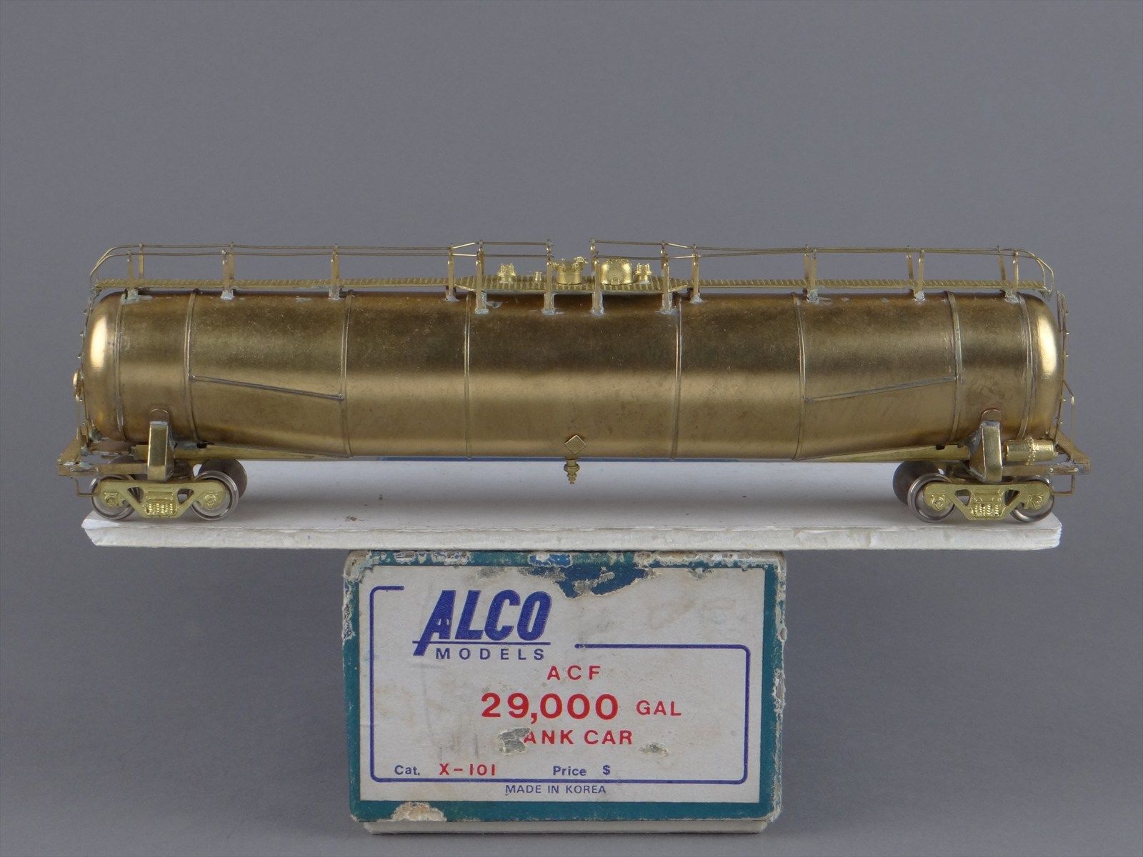 HO Brass Alco Models X-101 ACF 29,000 Gallon Tank Car
