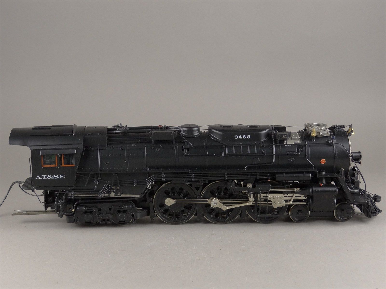 O 2-RAIL Brass SOFUE MODEL WORKS ATSF Santa Fe 4-6-4 #3463 - Handbuilt