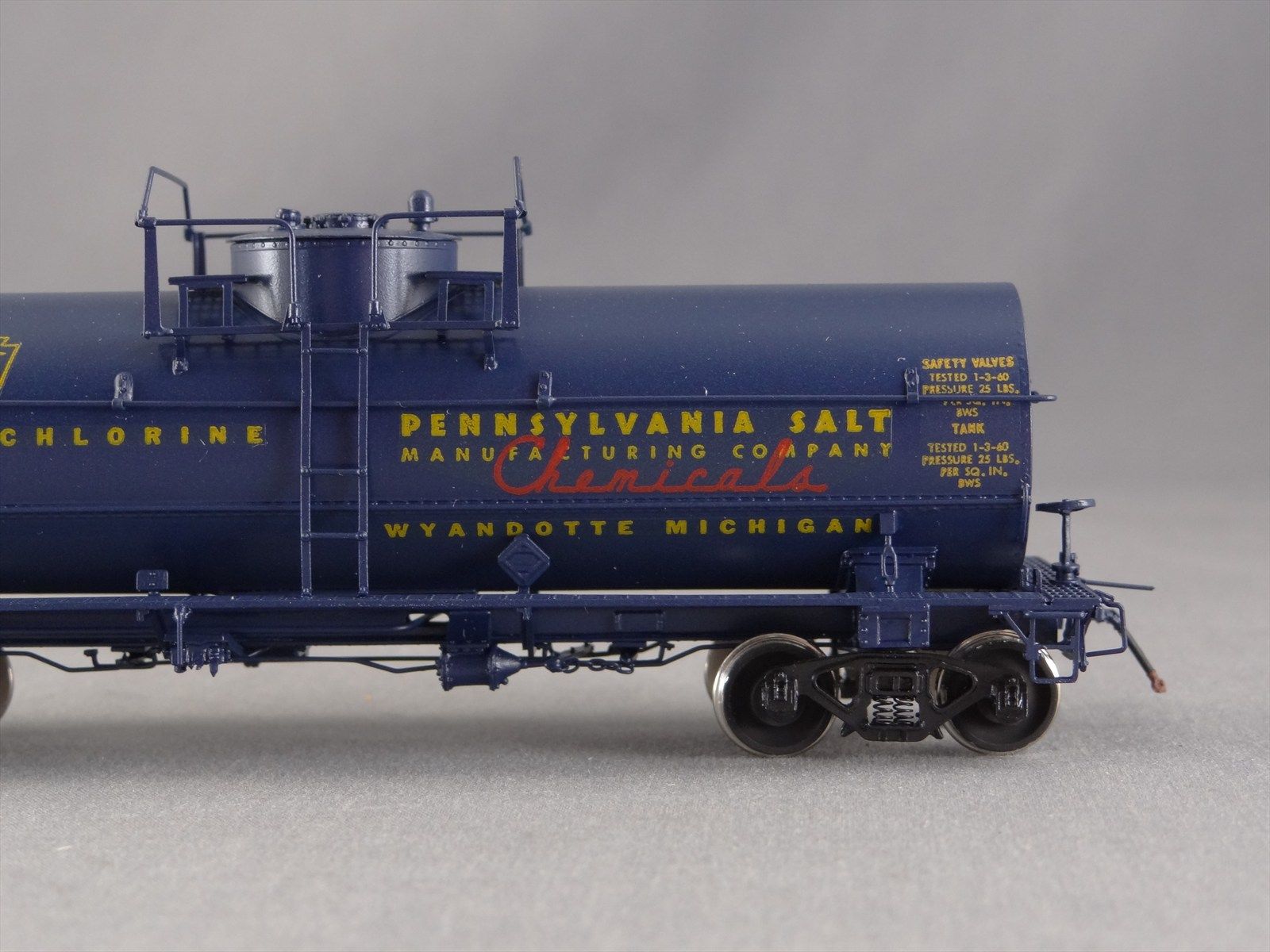 HO Brass Overland GATX 8000 Gal Single Dome Tank Car PSMX 84410 - CUSTOM