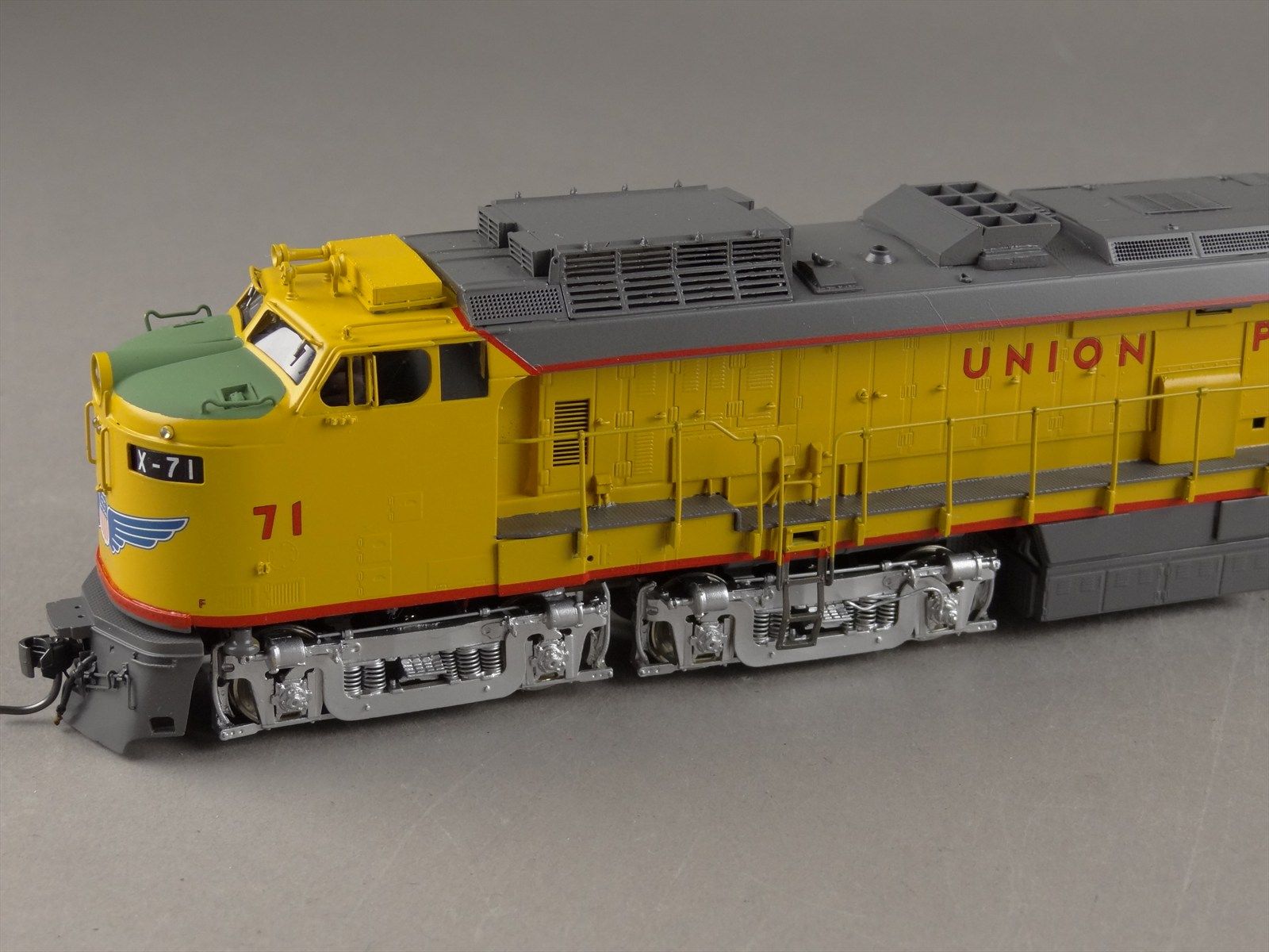 HO Brass OMI 5858.1 UP Veranda Gas Turbine #71 w/ Auxiliary Fuel tender ...