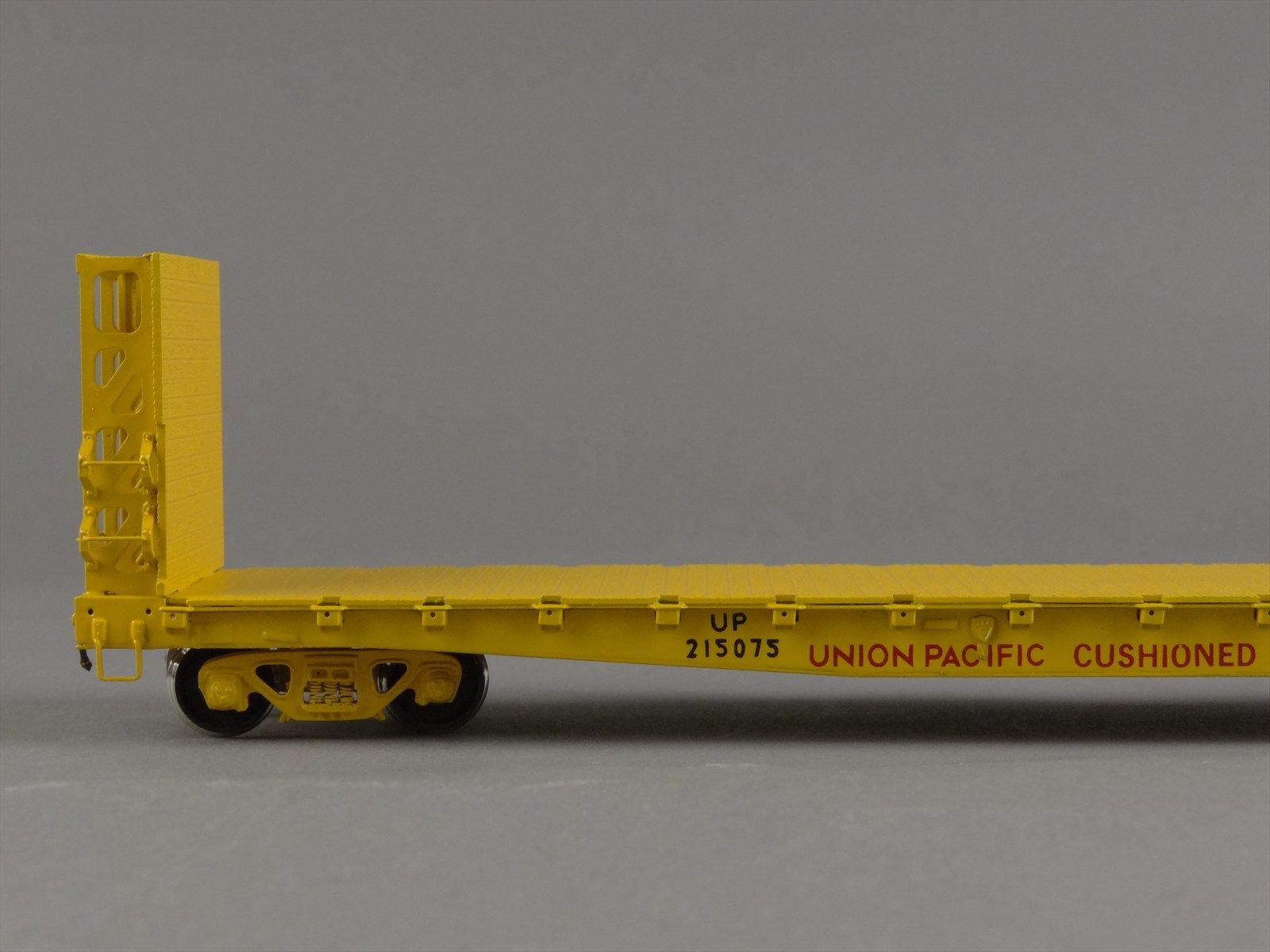 HO Brass OMI UP GSC Bulkhead Flat Car #215075 - CUSTOM