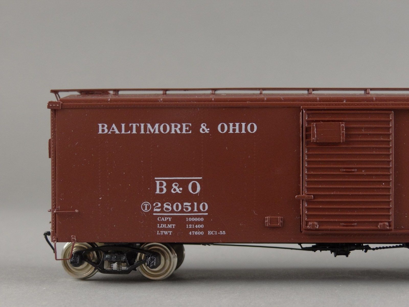 HO Brass PSC B&O M-27c Baltimore & Ohio Boxcar #280510 - CUSTOM