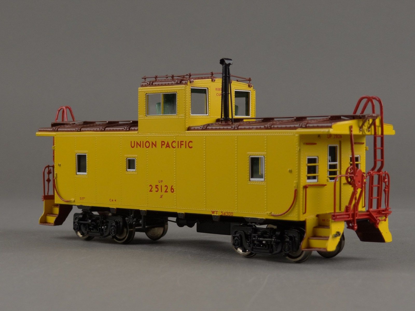 HO OMI 3971.6 Overland UP Union Pacific CA-4 Caboose #25126 w/ Interior ...