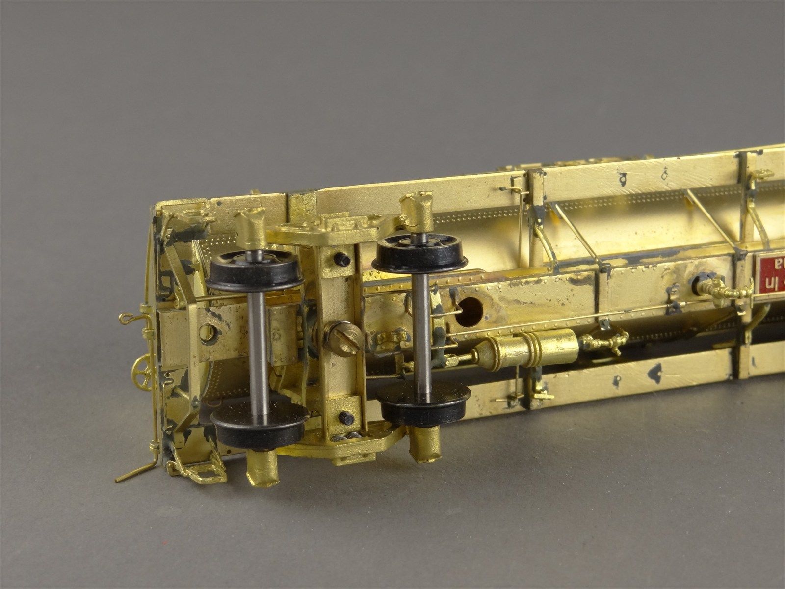 HO Brass Overland GATX 8000 Gal 1 Dome Riveted Tank Car