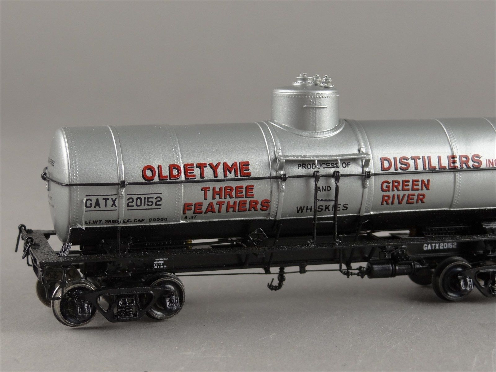 HO OMI 3482.1 Overland GATX 10,000 Gal 1 Dome Riveted Tank Car - Oldetyme