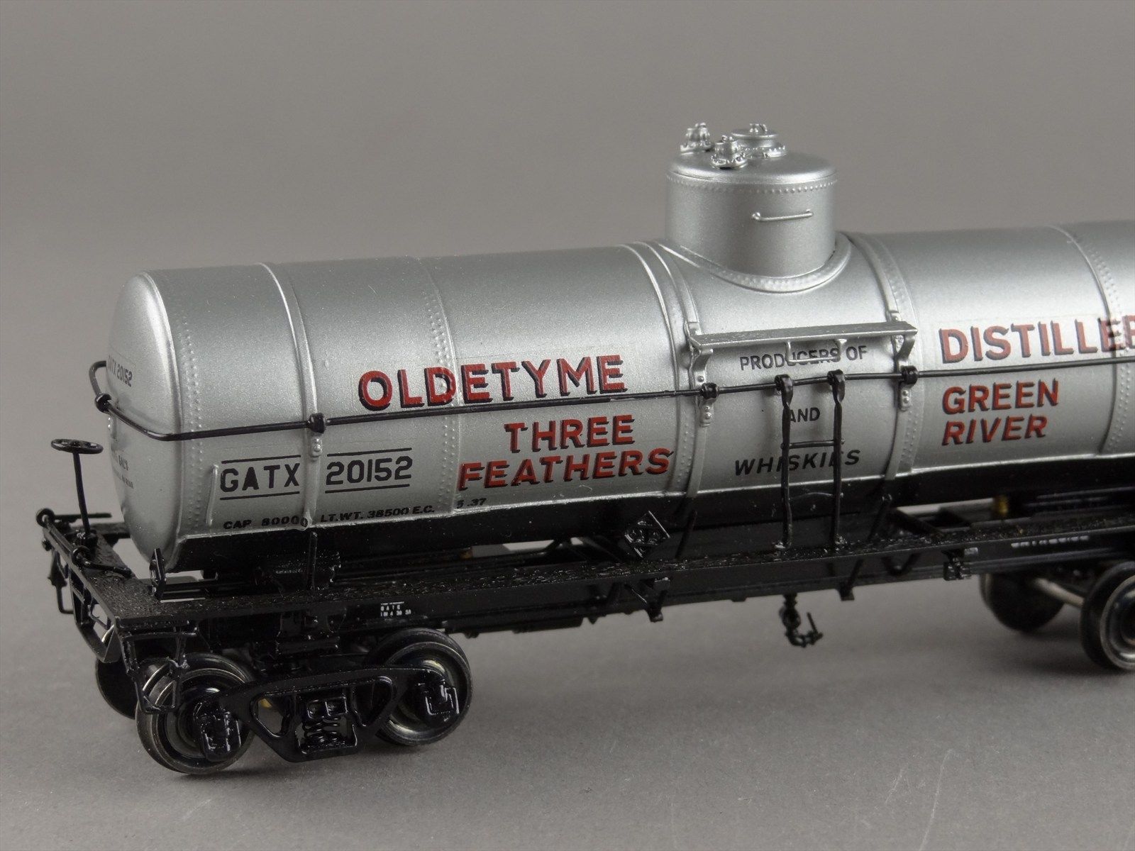HO OMI 3482.1 Overland GATX 10,000 Gal 1 Dome Riveted Tank Car - Oldetyme