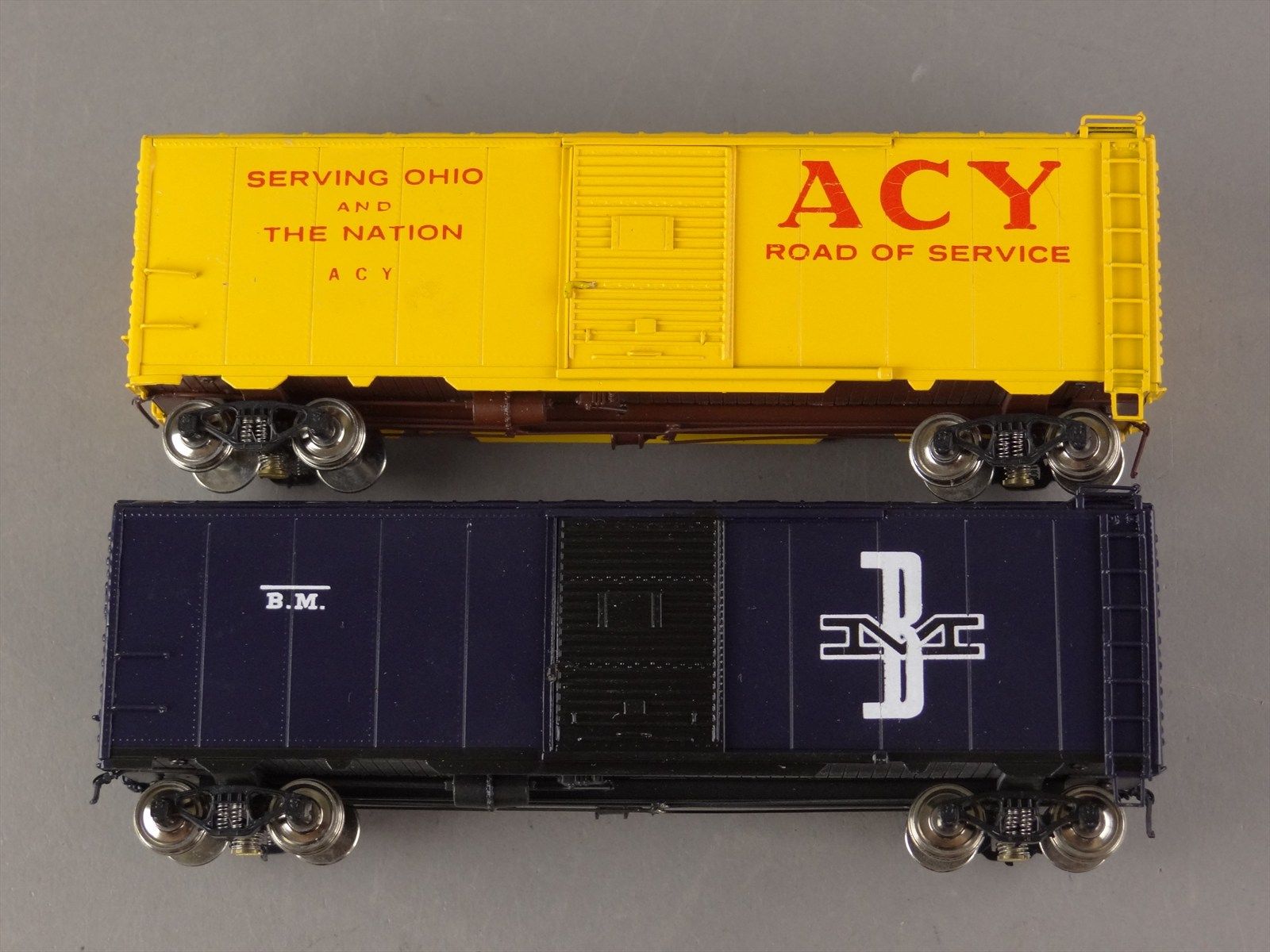 HO PSC Lines East 1937 Box Car - 6 Car Set - PRR, ACY, CNJ, B&O, B&LE, B&M