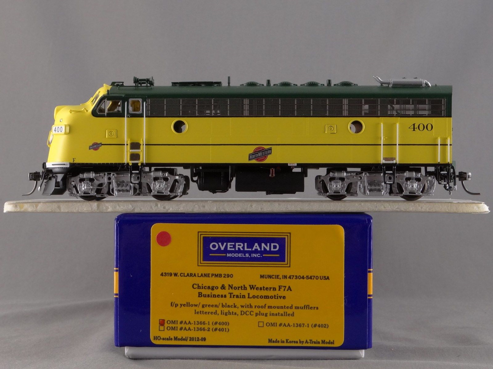 HO Brass OMI C&NW F7a Business Train Locomotive - BRAND NEW