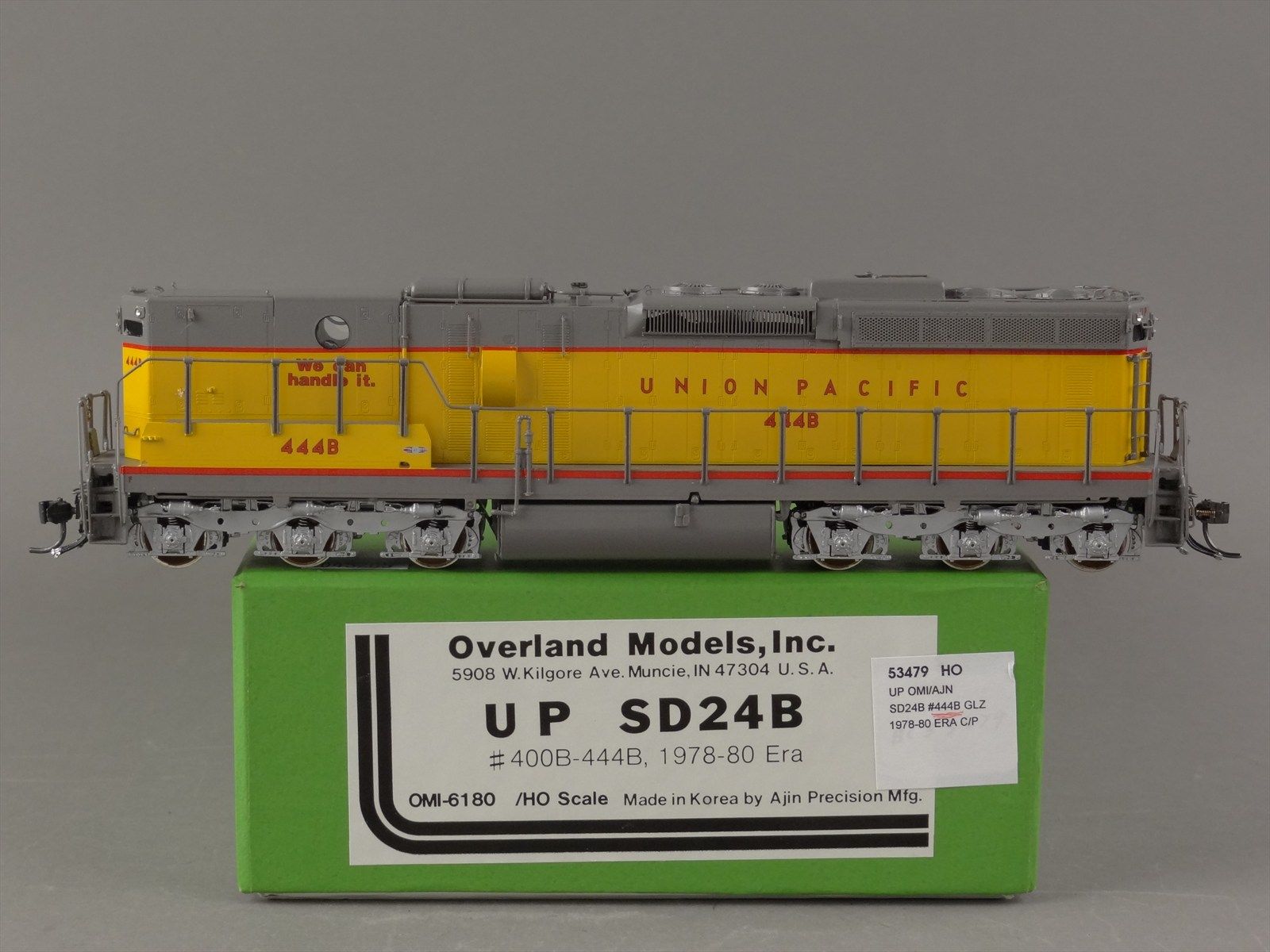 HO Brass OMI 6180 UP Union Pacific SD24B #444B Diesel + DCC
