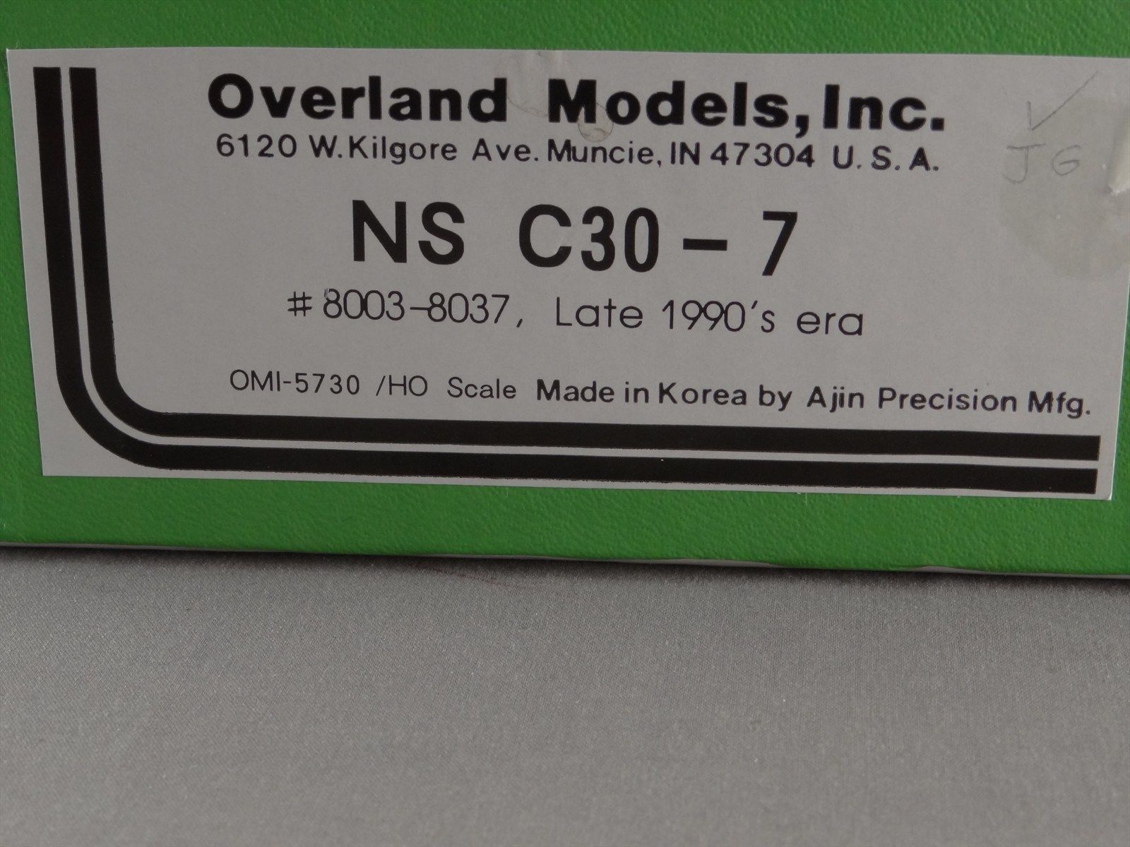 HO OMI #5730 Overland NS Norfolk Southern C30-7 1990's Era