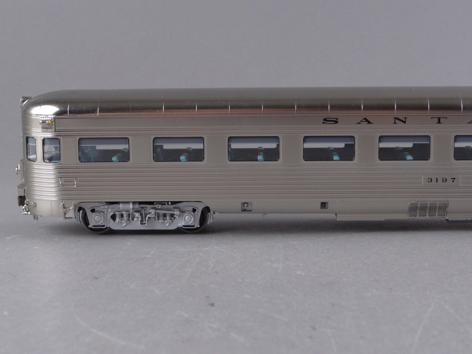 HO TCY 1270 Coach Yard ATSF Santa Fe 38-Seat Chair Observation #3197 w ...