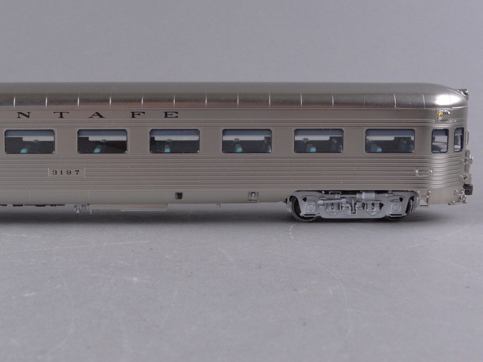 HO TCY 1270 Coach Yard ATSF Santa Fe 38-Seat Chair Observation #3197 w ...
