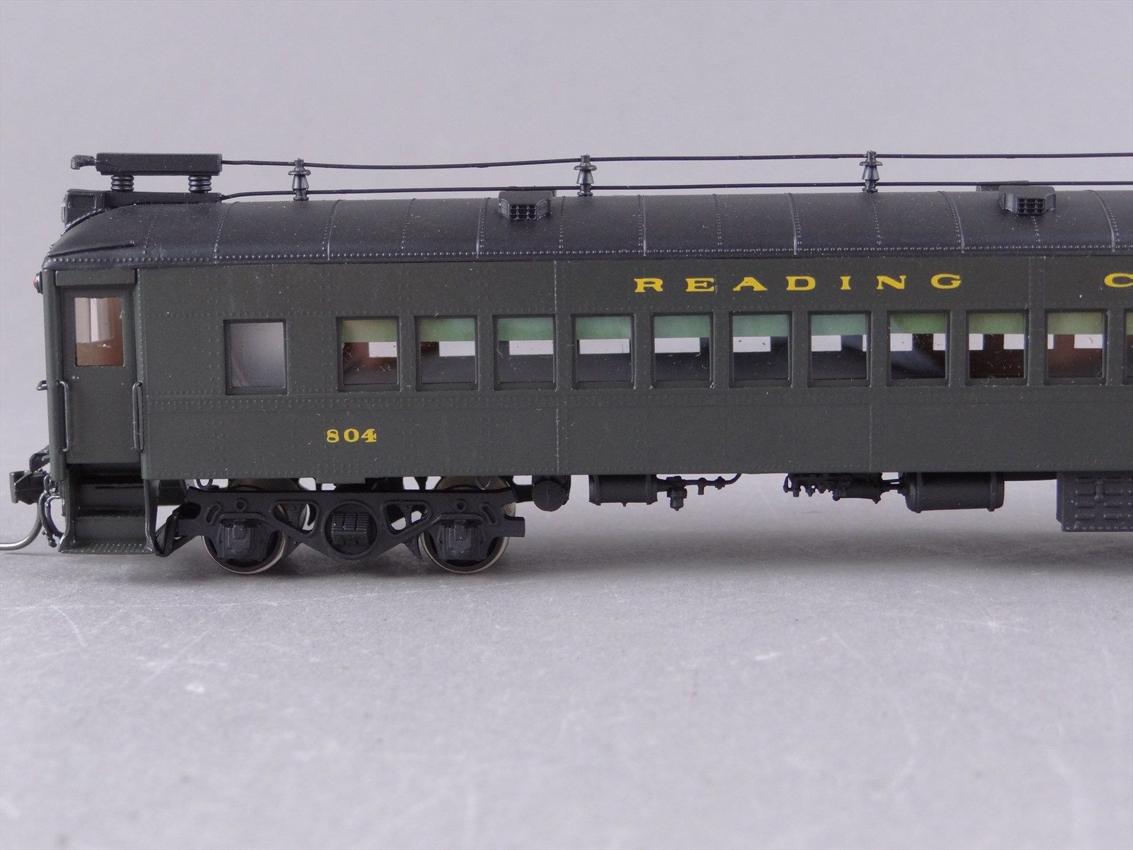 HO Custom Brass Reading 3 Car MU Set - CUSTOM