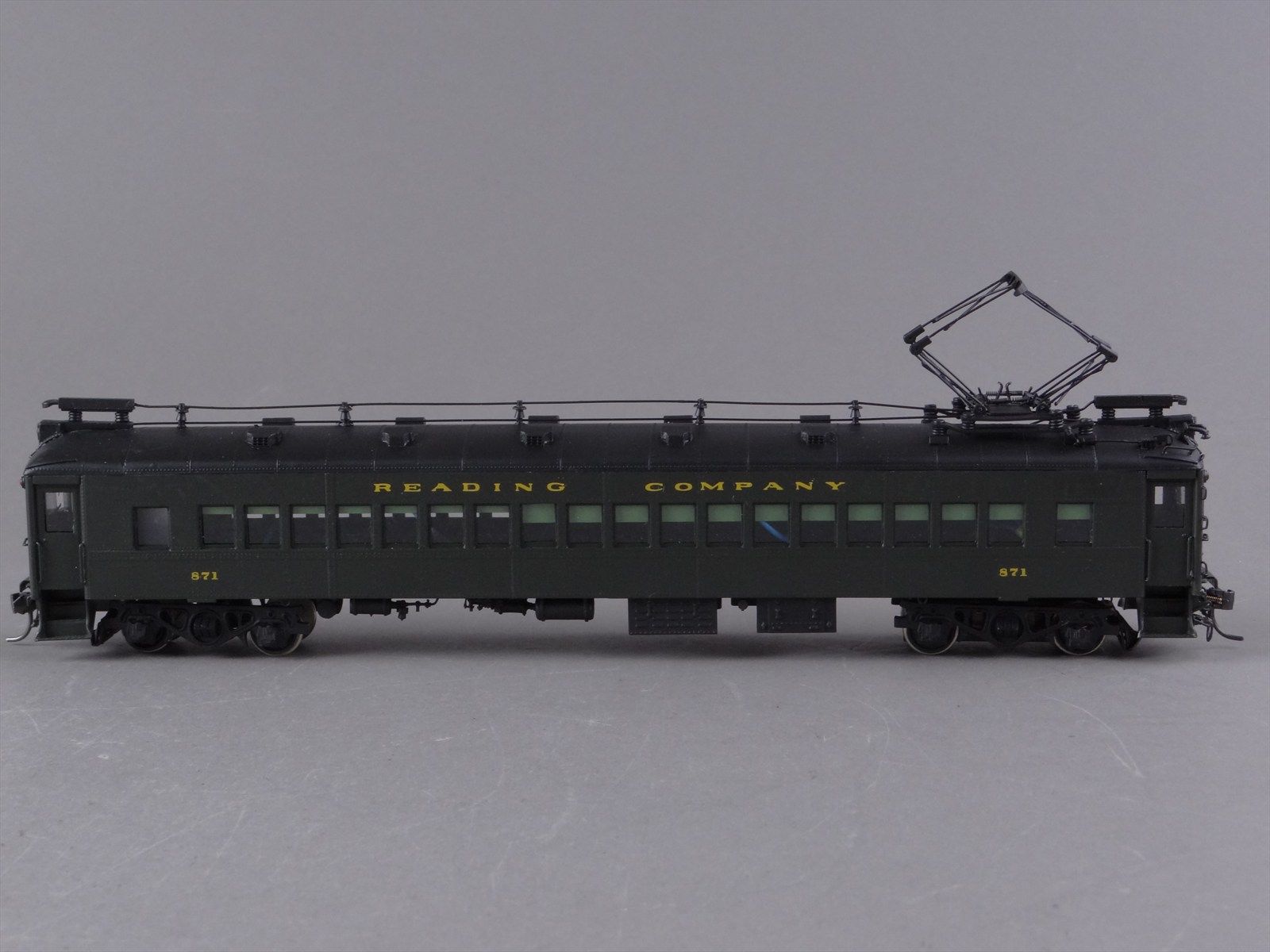 HO Custom Brass Reading 3 Car MU Set - CUSTOM