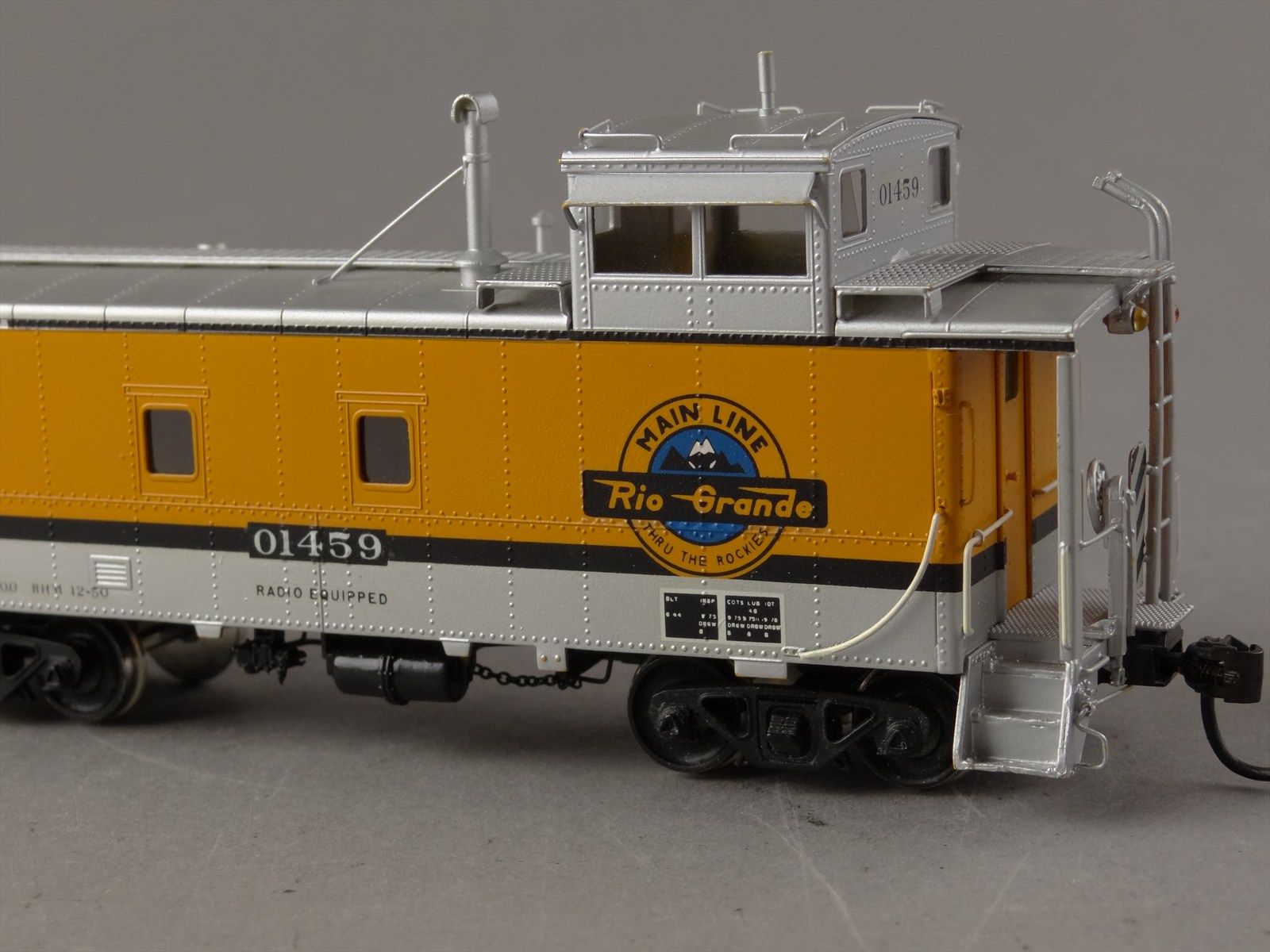 HO OMI 1127 D&RGW Rio Grande Caboose #01459 Rockies