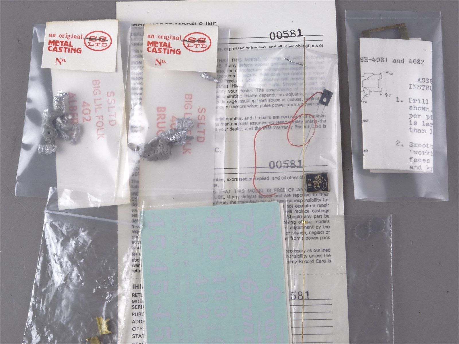 On3 PSC Precision Scale D&RGW Rio Grande K27 2-8-2 #461