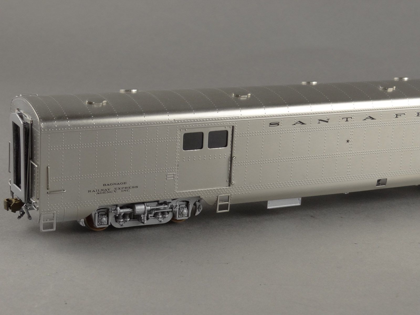 HO Brass SOHO ATSF Santa Fe Baggage #3660 Skirted - Custom