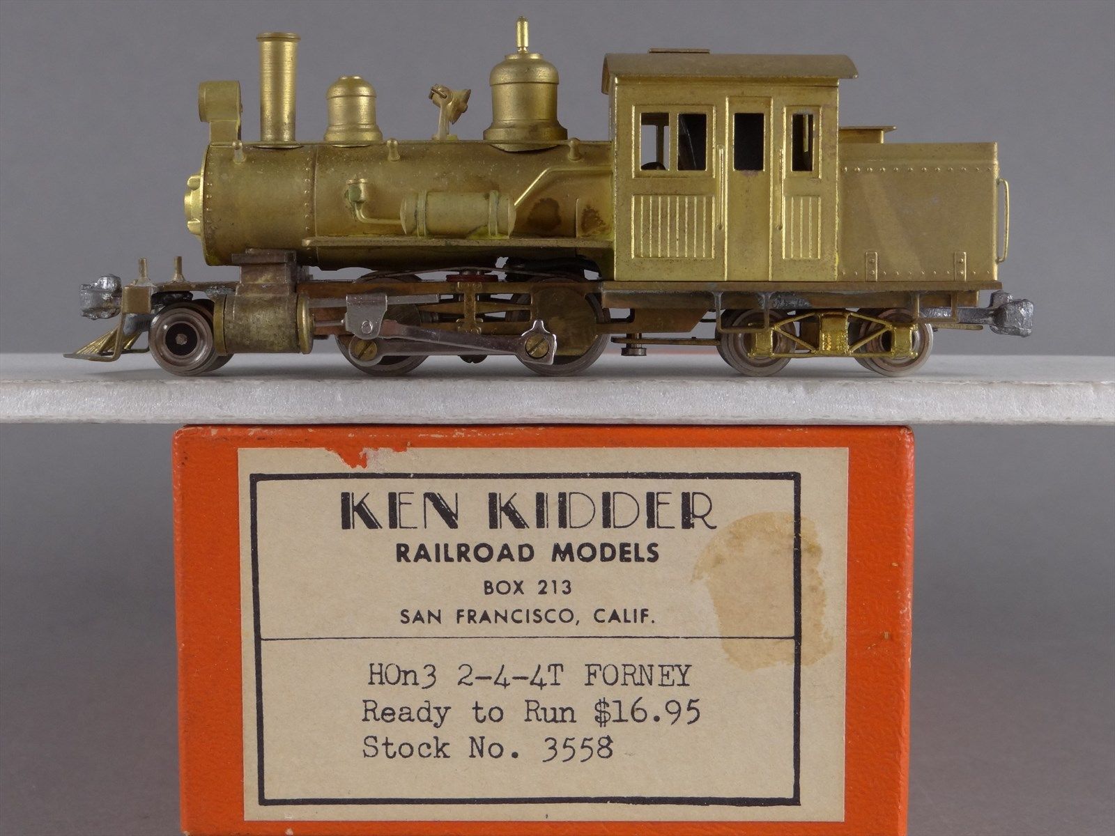 HOn3 Scale Ken Kidder Models 2-4-4T Forney