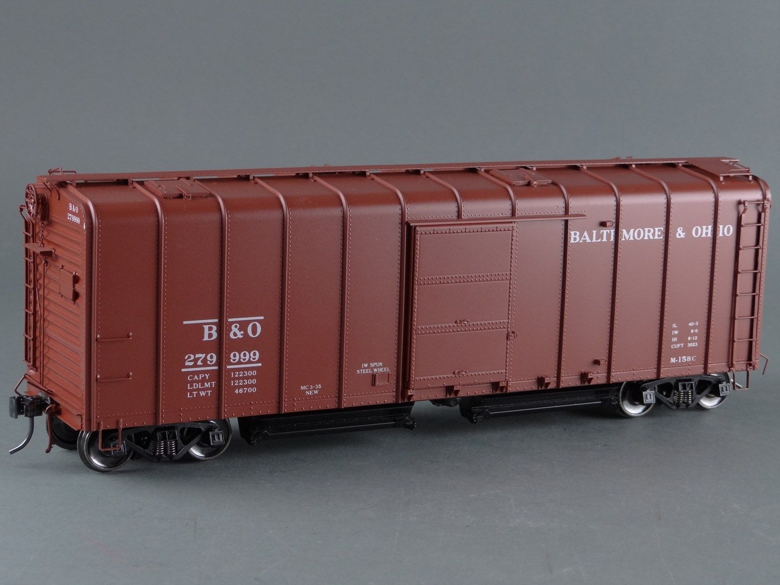 O Scale Brass PSC 16371-1 B&O M-15BC Grain Service Box Car #279999