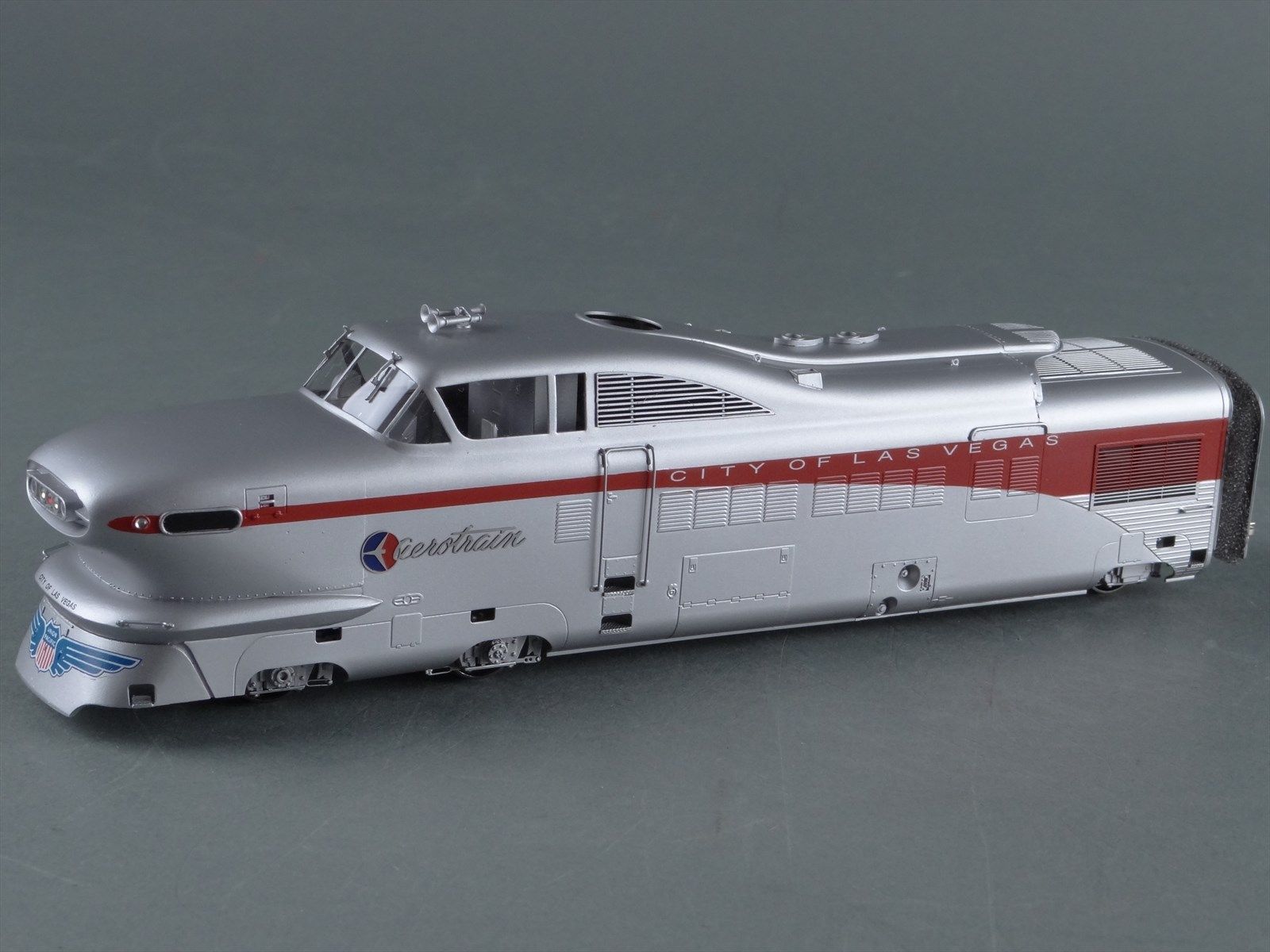 HO Railworks UP Union Pacific City of Los Vegas Aerotrain 4 Car Set ...