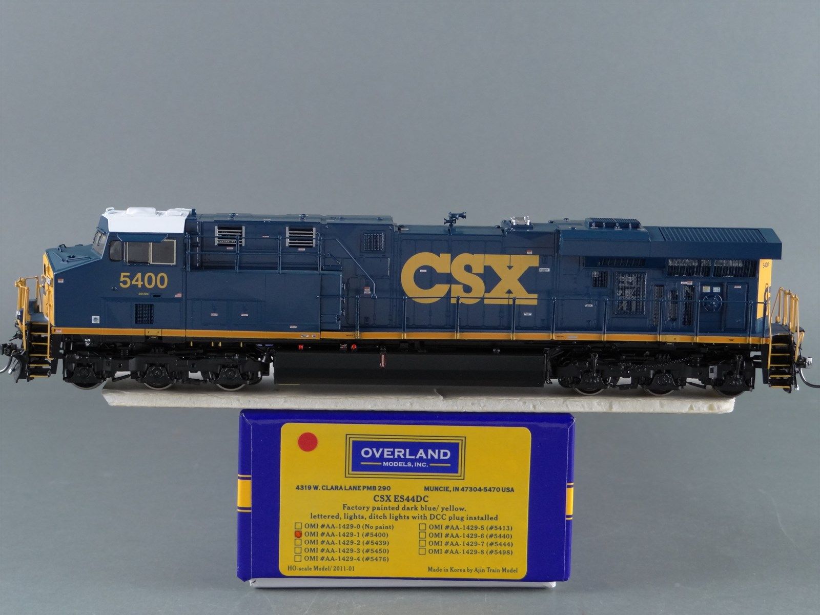 HO OMI Overland CSX ES44DC #5400