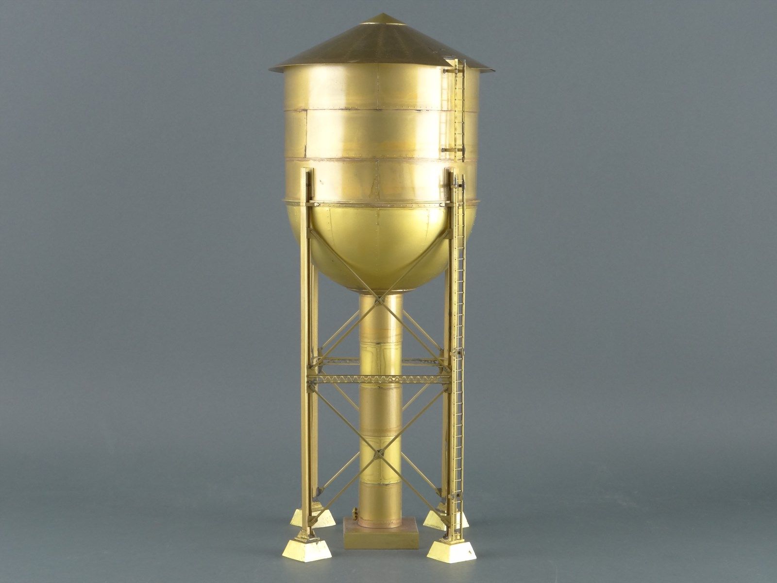 O Scale Brass OMI 0093 PRR 35,000 Gallon Steel Water Tank