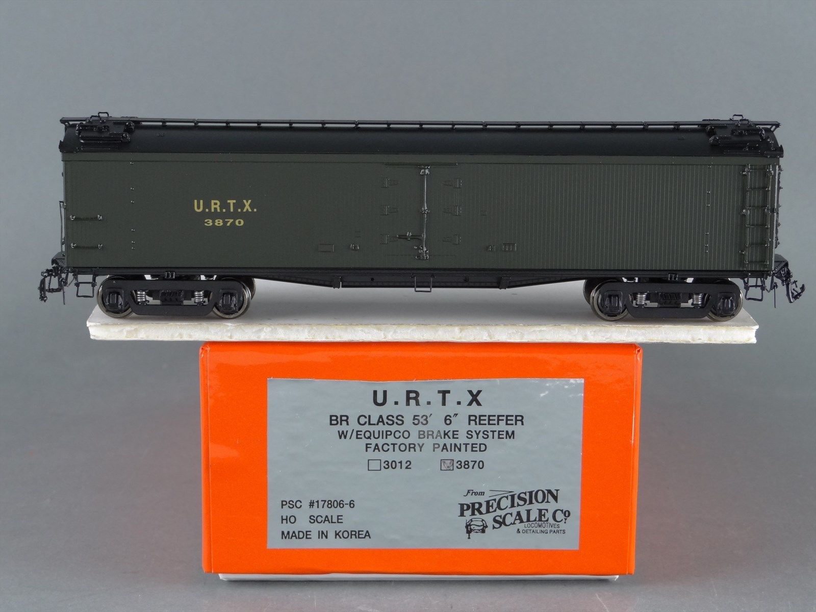 HO Brass PSC 17806-6 REA - REX 53' BR Ice Reefer #3870