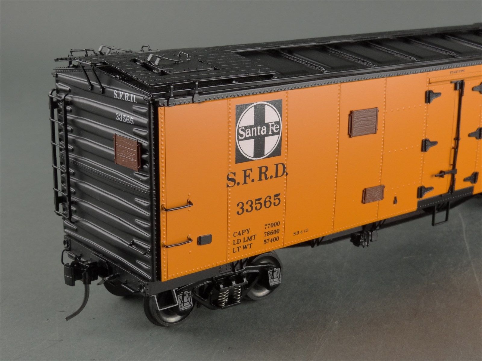 O Scale Pecos River #4322C Brass AT&SF Santa Fe Reefer #33565 - El Capitan