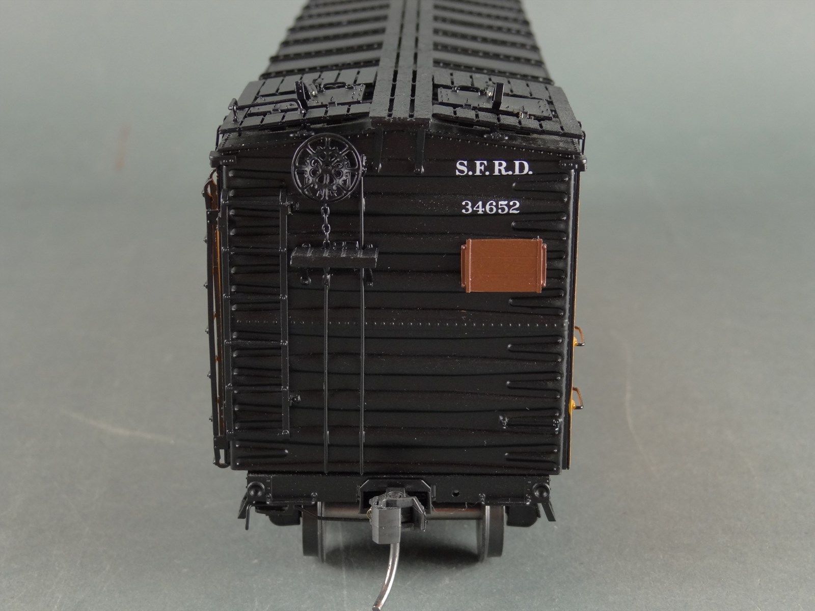 O Scale Pecos River #4320A Brass AT&SF Santa Fe Reefer #34652 - Scout