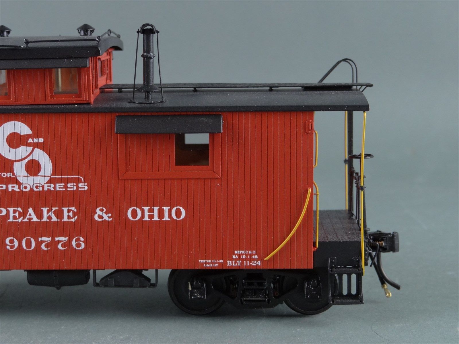 O 2-Rail Brass RYM Rich Yoder C&O Woodside Caboose #90776