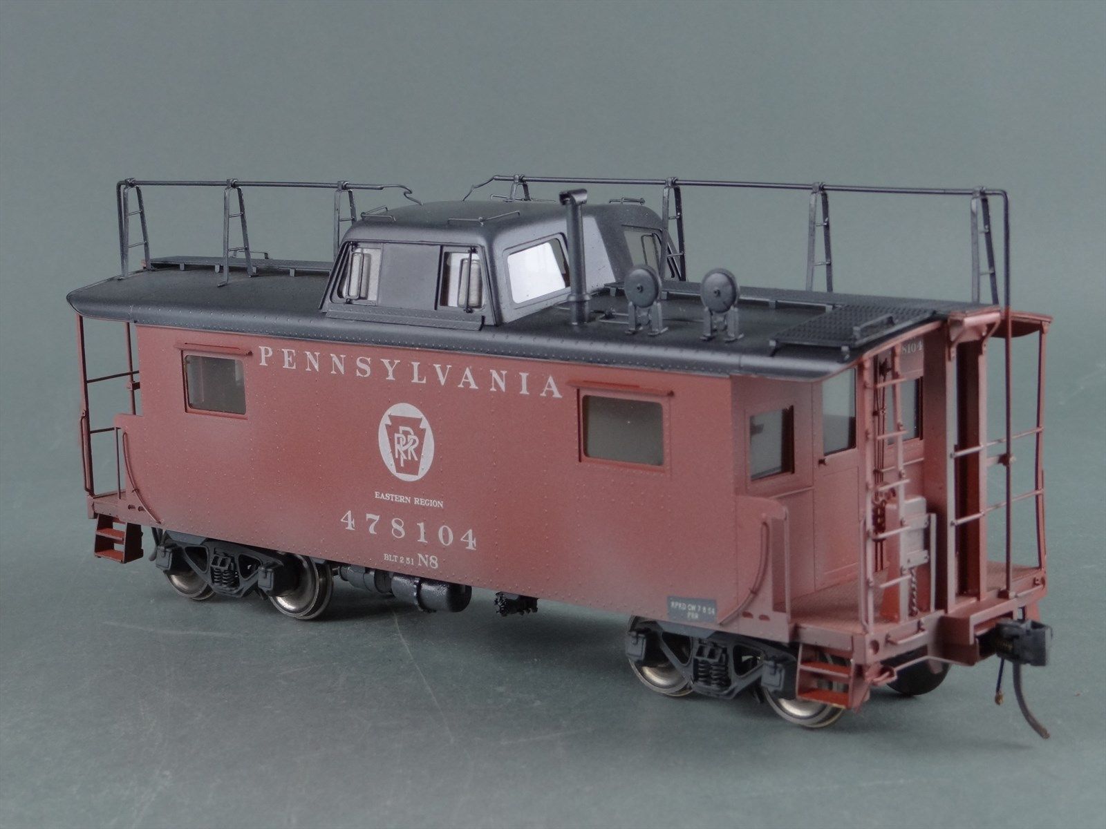 O 2-Rail Brass TCW Car Works PRR Pennsylvania N8 Caboose - CUSTOM