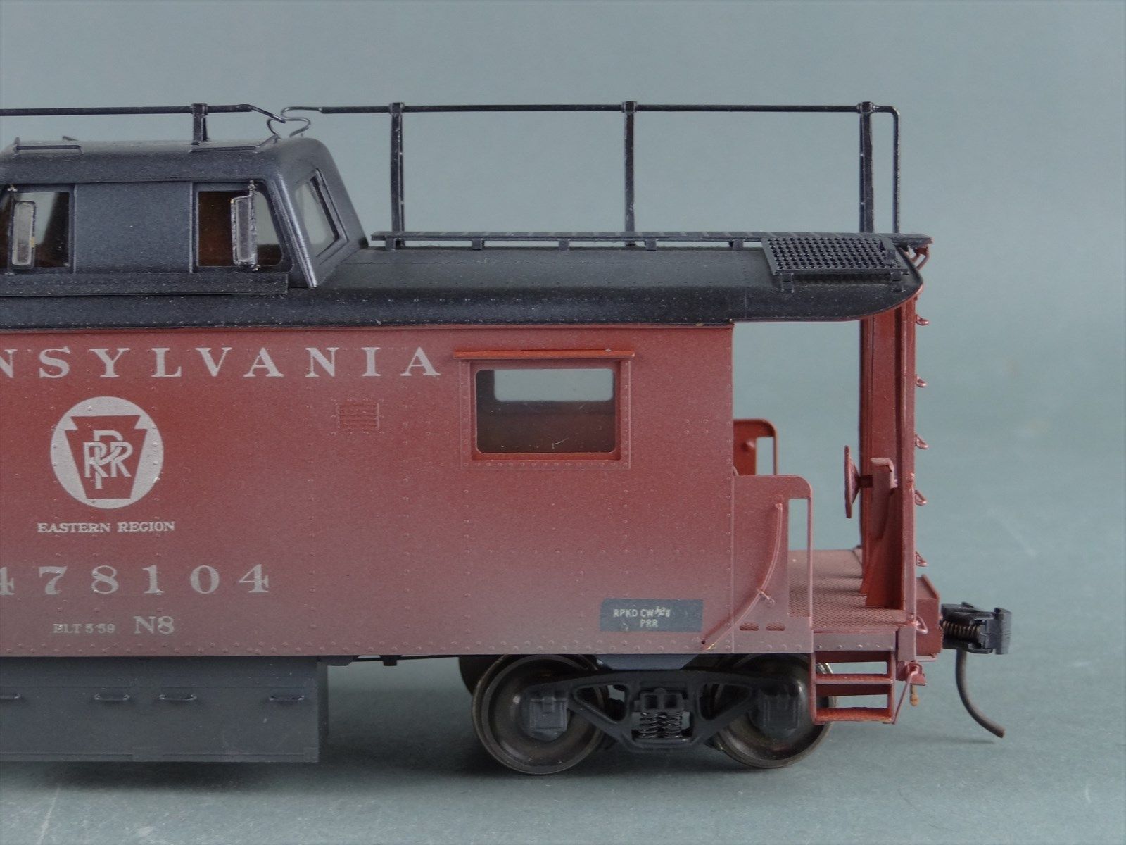 O 2-Rail Brass TCW Car Works PRR Pennsylvania N8 Caboose - CUSTOM