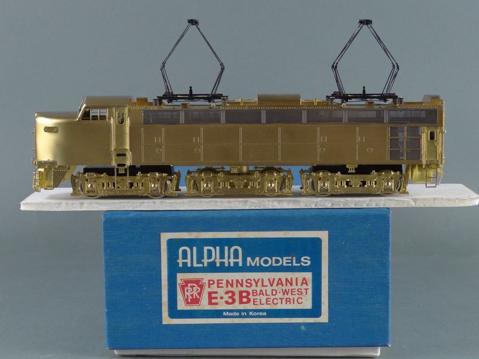 HO Brass Alpha Models PRR Pennsylvania E-3B Electric - Unpainted