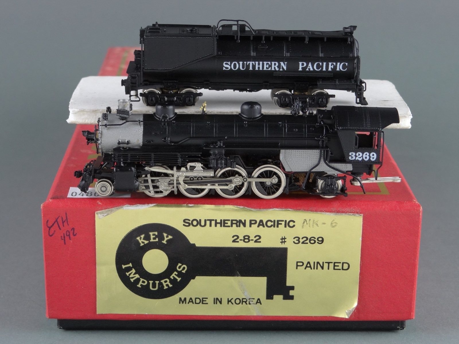 N Scale Brass Key Imports SP Southern Pacific 2-8-2 #3269 - Factory Paint