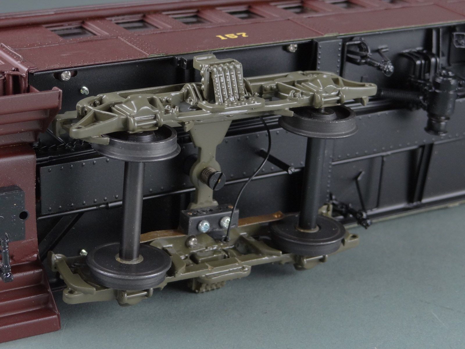 O Sunset 3rd Rail LIRR Long Island P54 Commuter 4-Car Set