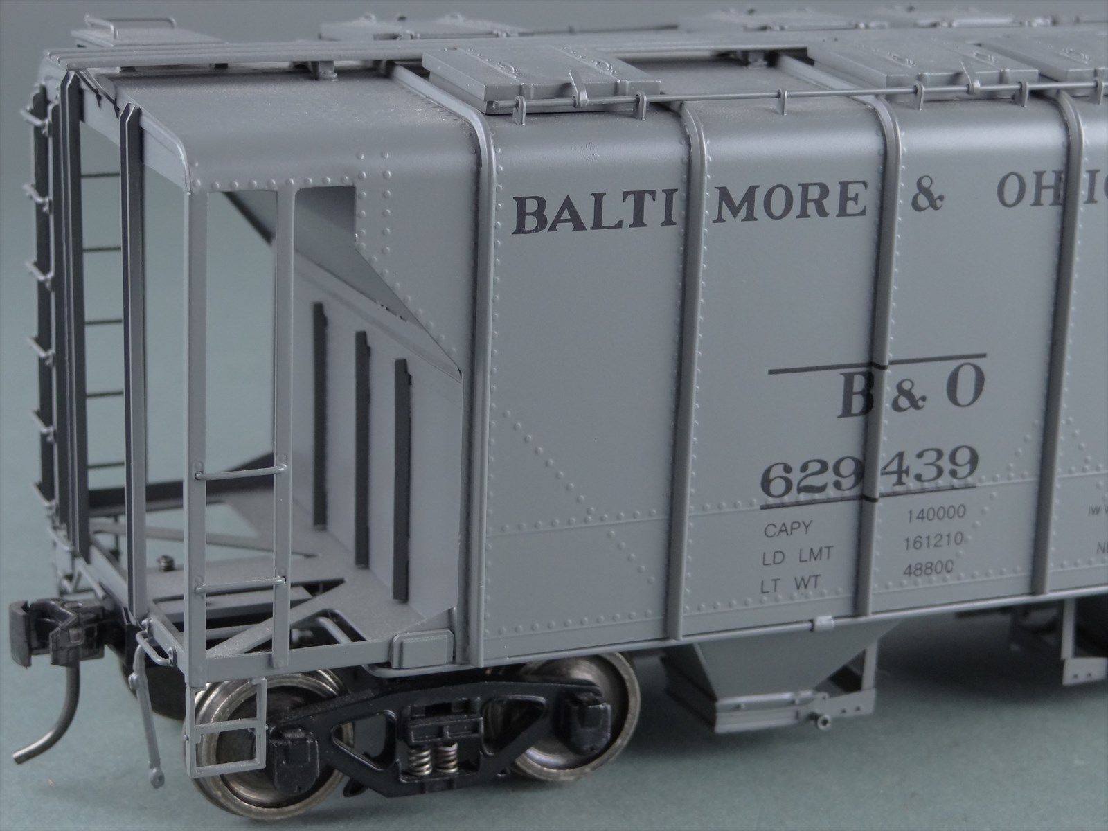 O 2-Rail Sunset 3rd Rail B&O Wagon Top Hopper #629439