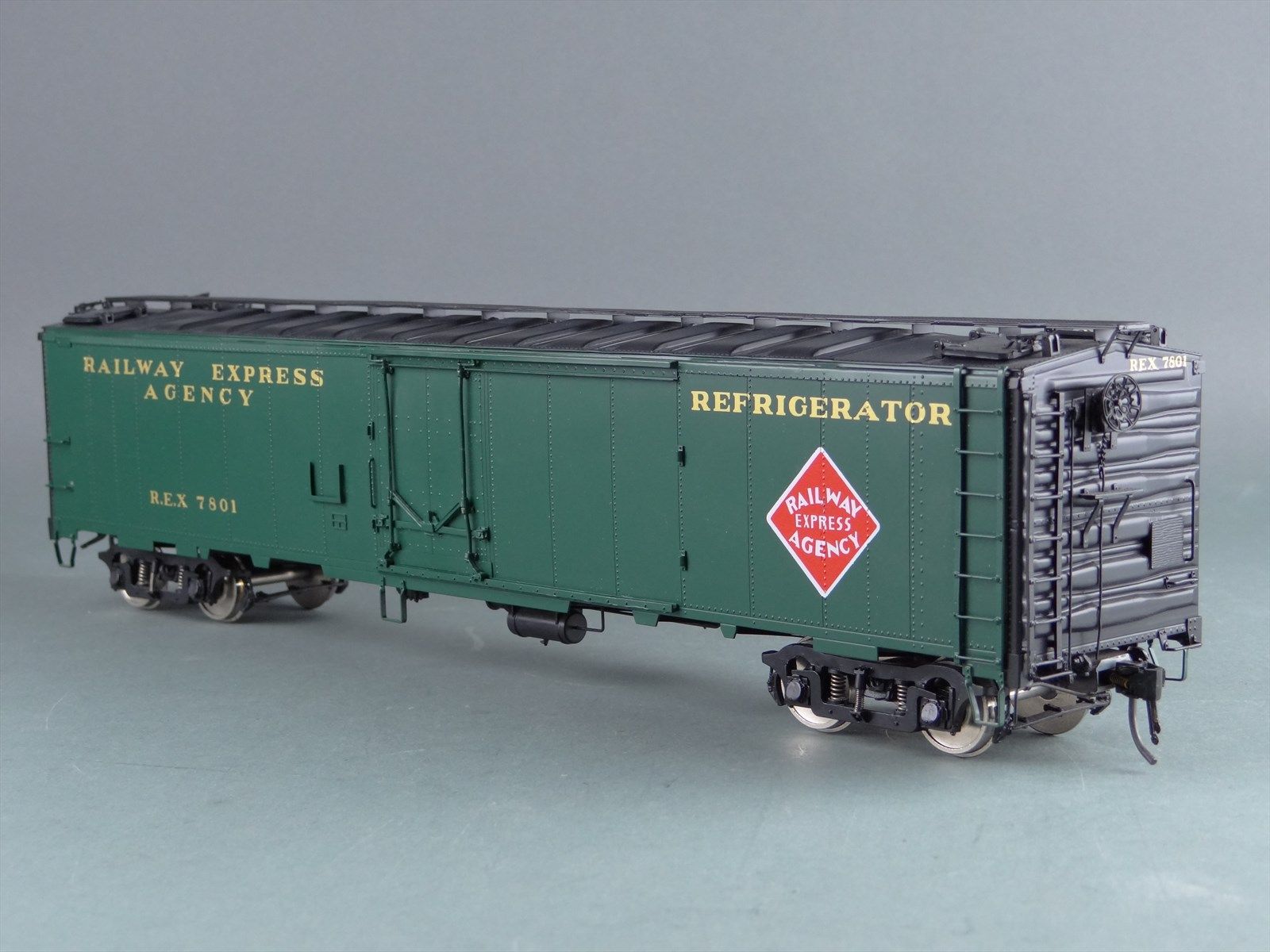 O Scale Brass PSC 15519-1 REA 50' Ice Reefer Car #7801