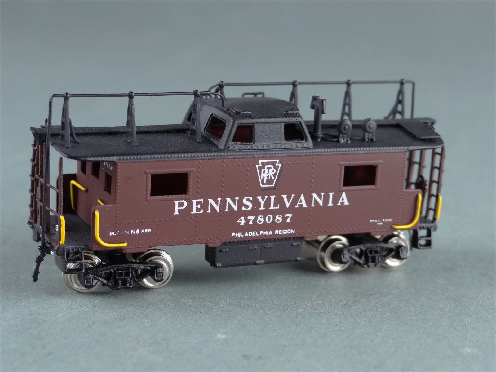N Scale Brass Key PRR Pennsylvania N-8 Caboose #478087