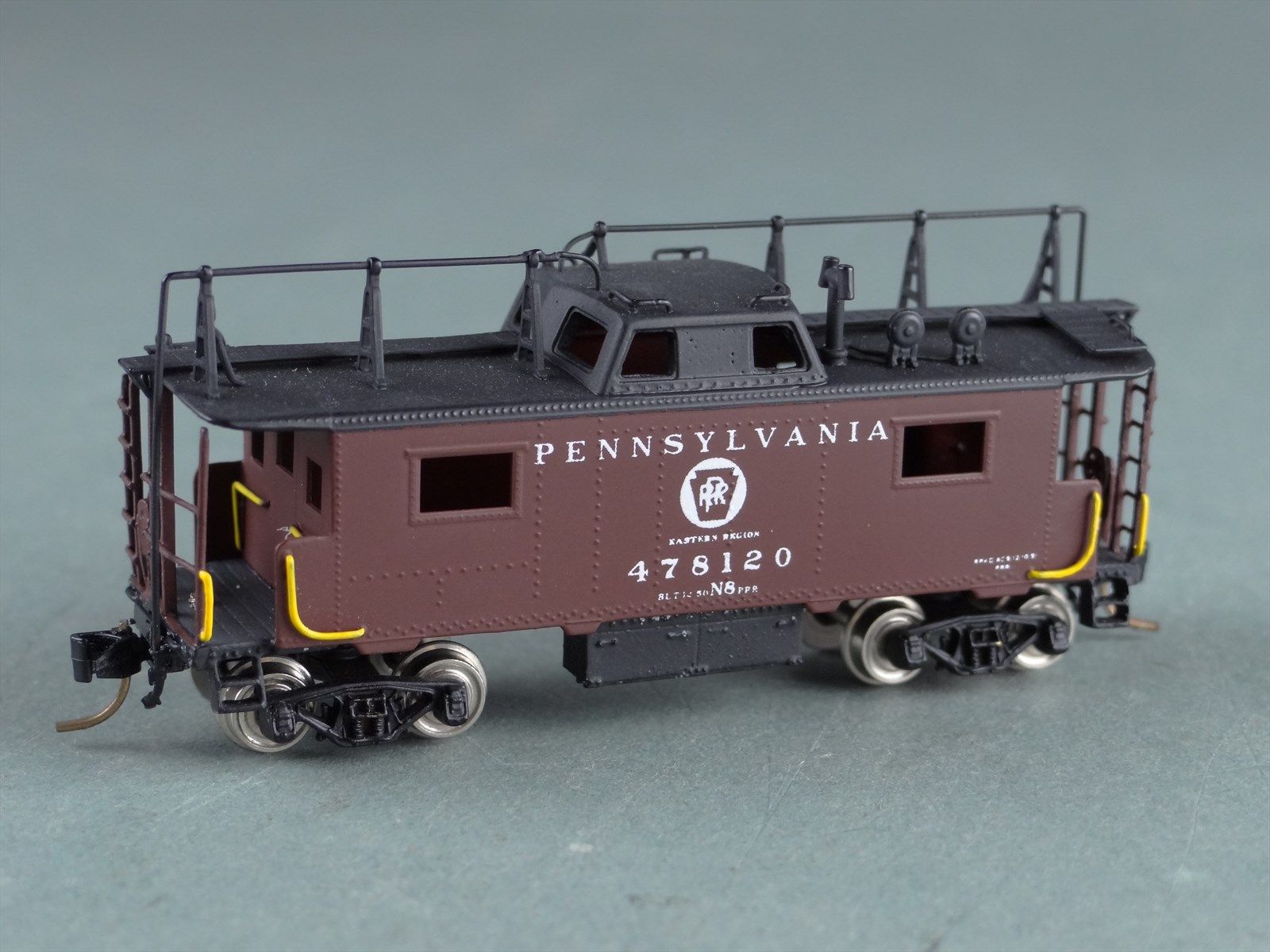 N Scale Brass Key PRR Pennsylvania N-8 Caboose #478120