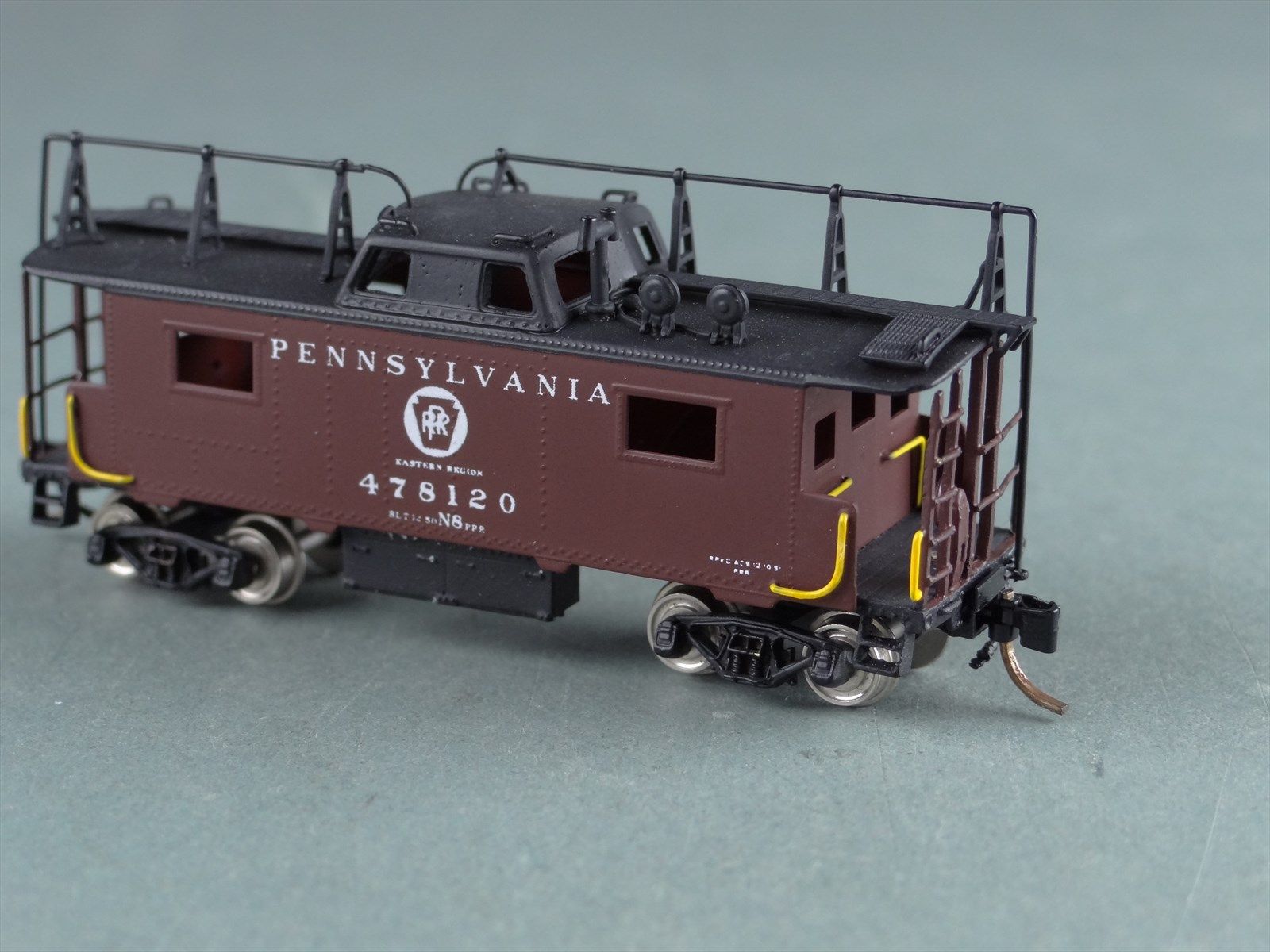 N Scale Brass Key PRR Pennsylvania N-8 Caboose #478120
